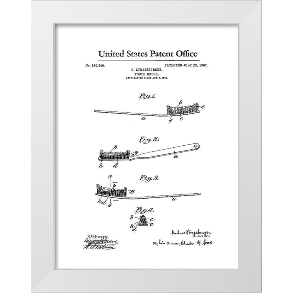 Studio W 12x14 White Modern Wood Framed Museum Art Print Titled - Bath ...