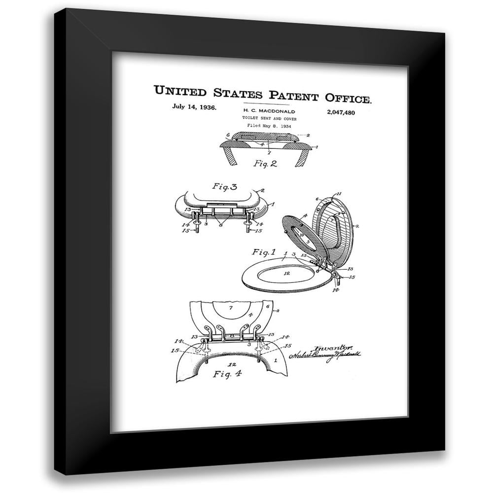 Studio W 15x18 Black Modern Framed Museum Art Print Titled - Bath Time ...