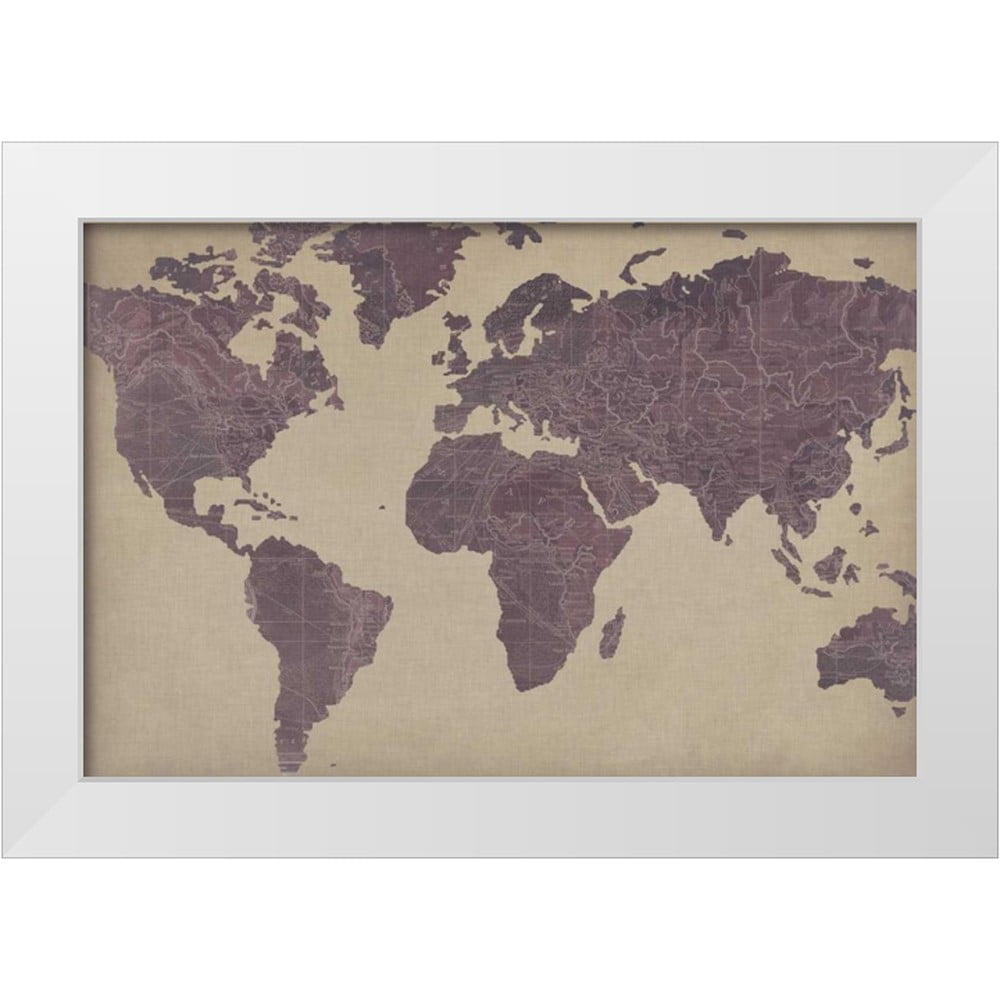 Studio W 18x13 White Modern Wood Framed Museum Art Print Titled - Linen ...