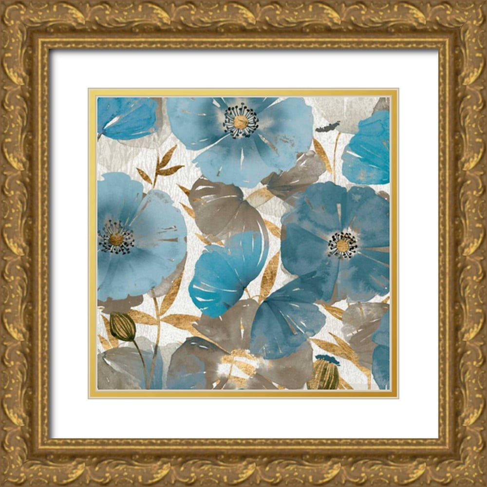 Studio W 20x20 Gold Ornate Wood Framed with Double Matting Museum Art ...