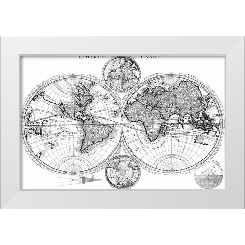 Studio W 24x17 White Modern Wood Framed Museum Art Print Titled ...