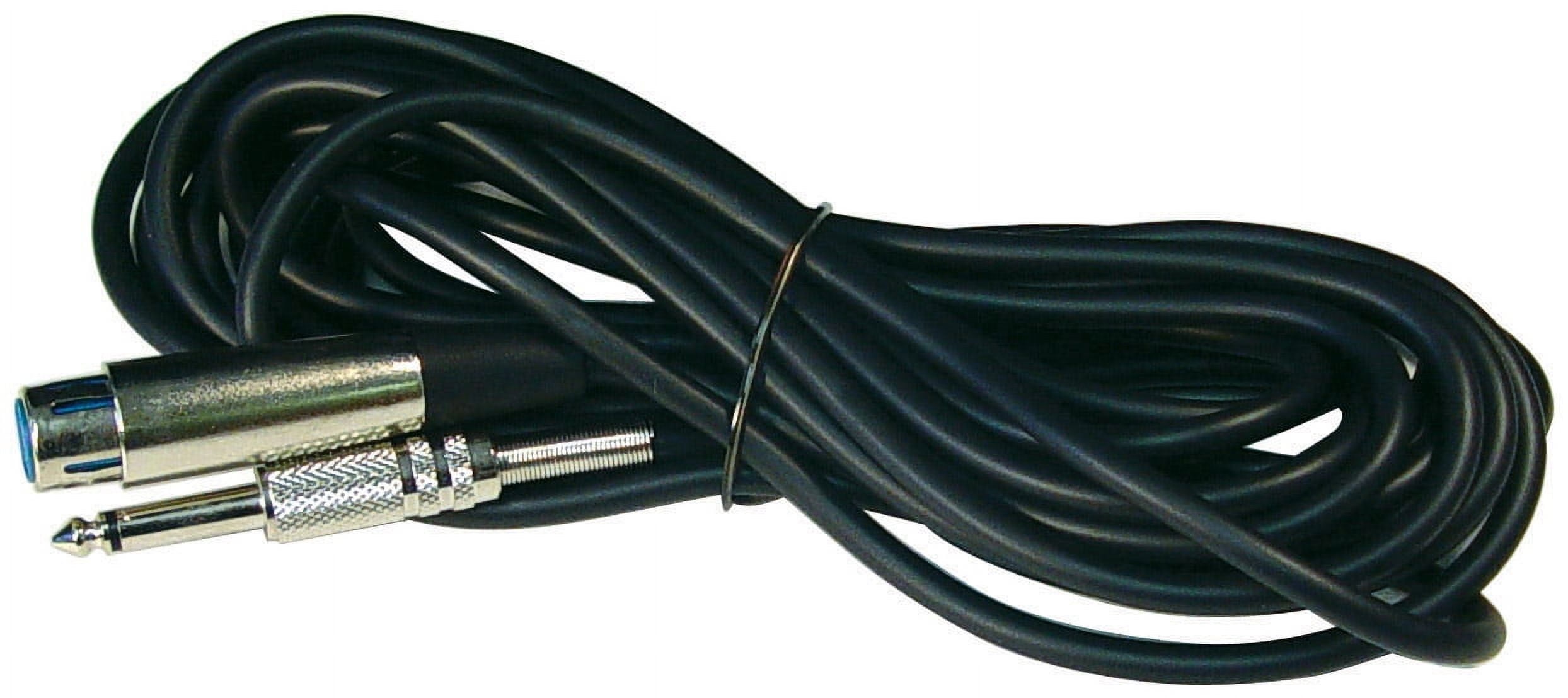 Studio Z 3 Pin Xlr Female To 1/4" Male Microphone Cable - 20 Feet ...