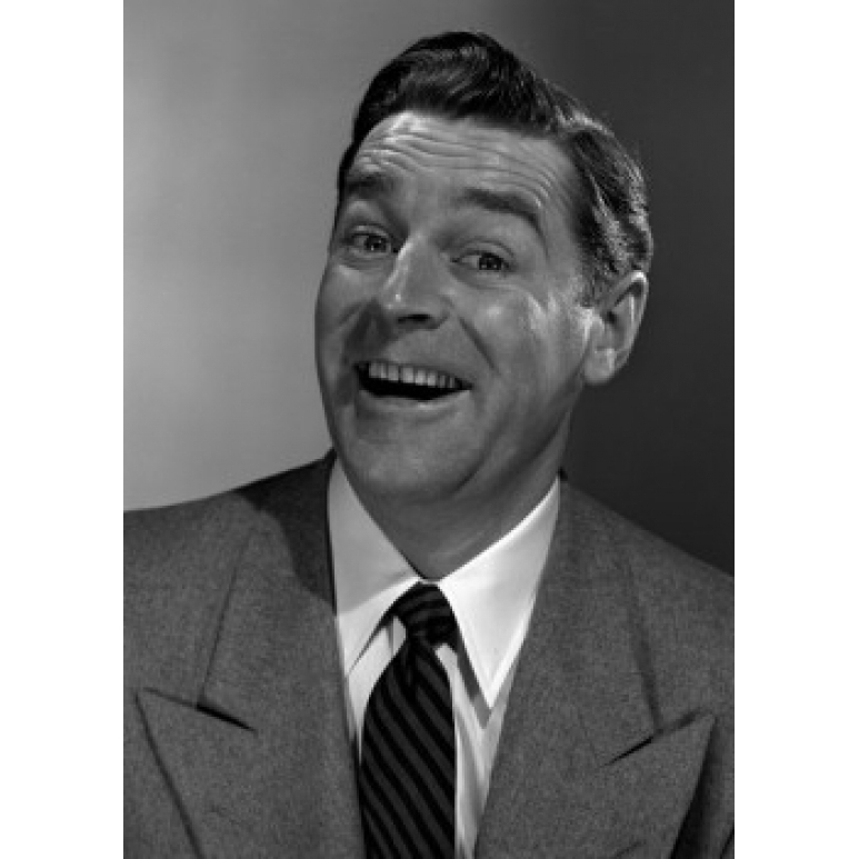 Studio portrait of man laughing Poster Print (24 x 36) - Walmart.com