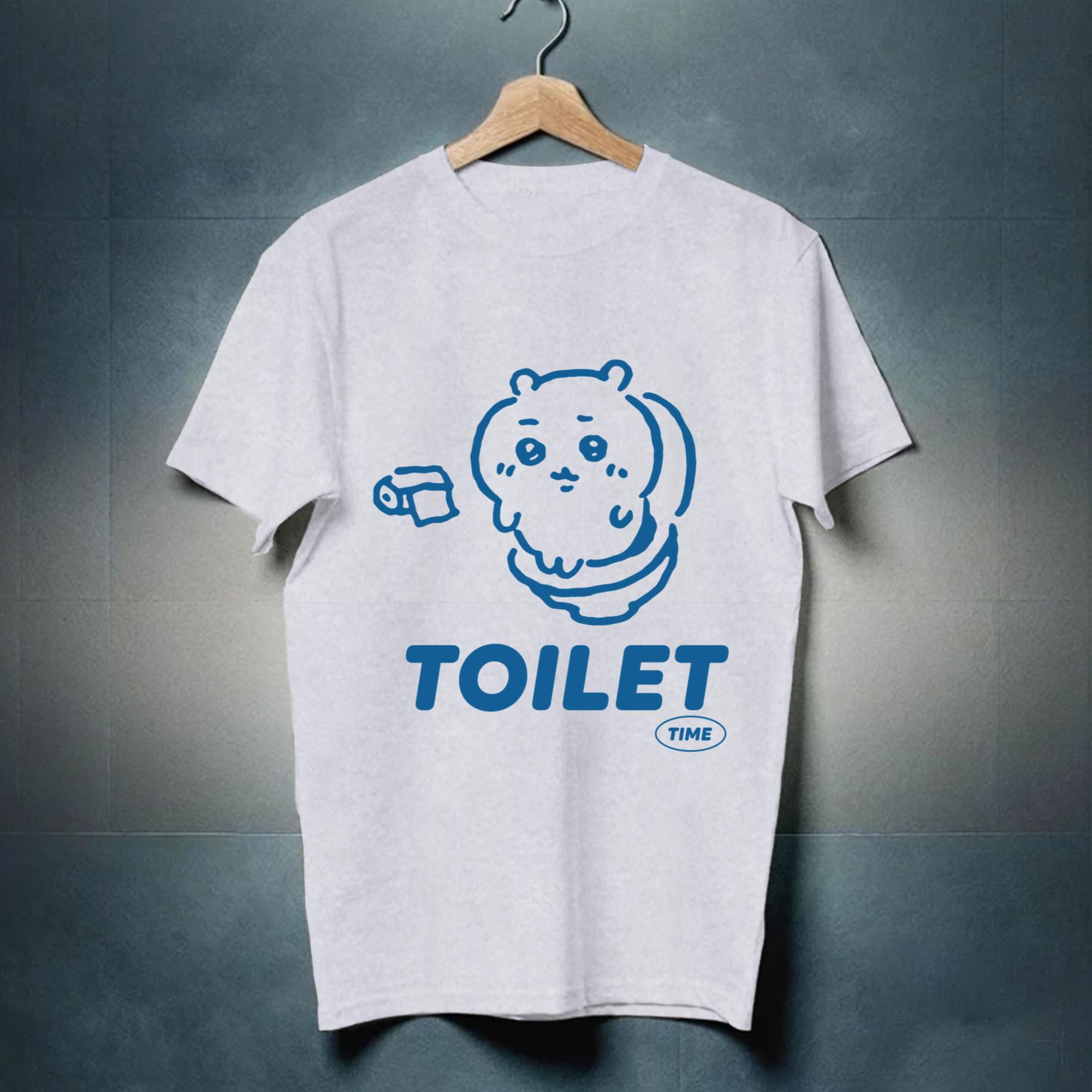 Studio18 Eleven Emirichu T-Shirt Chiikawa Toilet Time Fun Cartoon ...