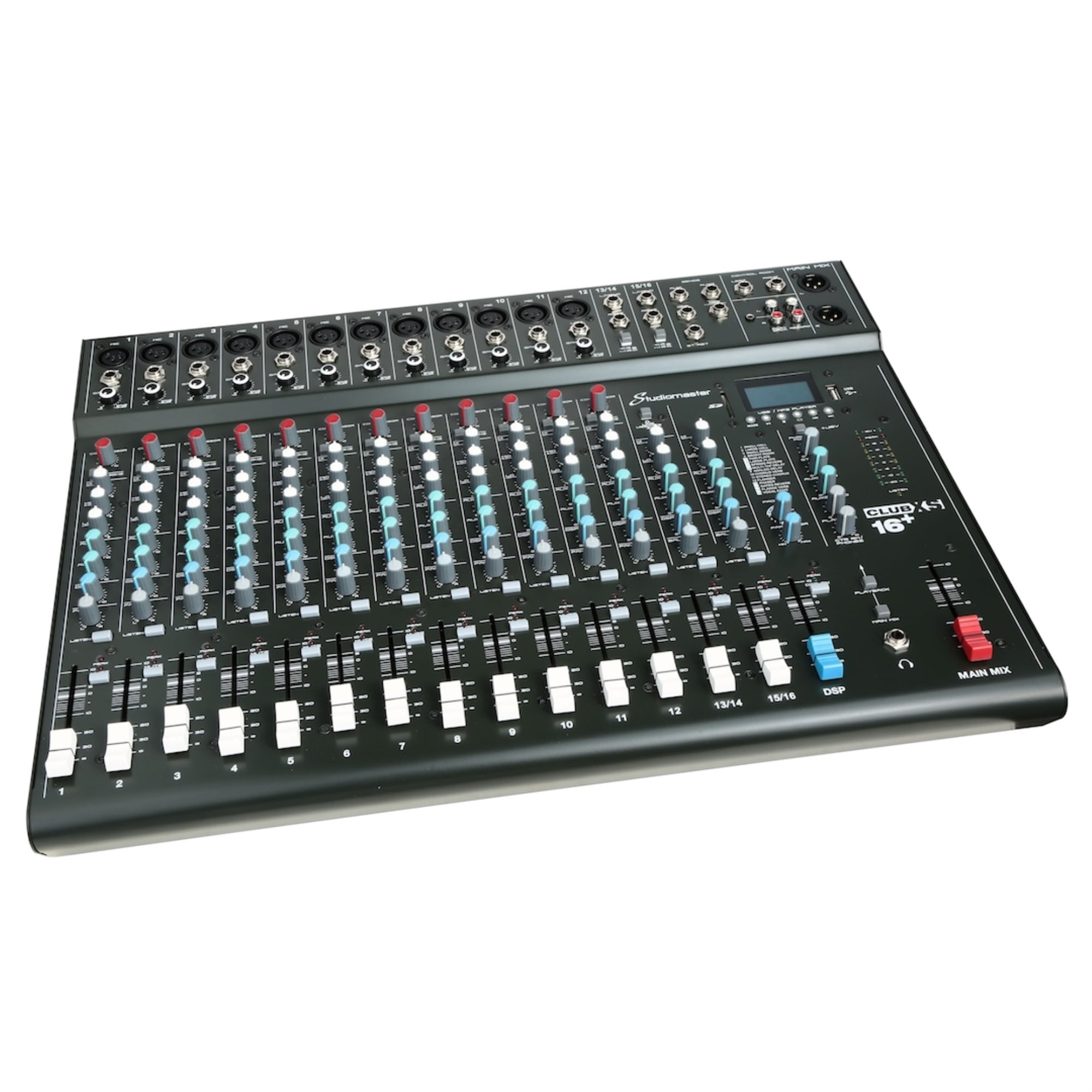 Studiomaster CLUBXS16 12 Channel 12 Input Mixer - Walmart.com