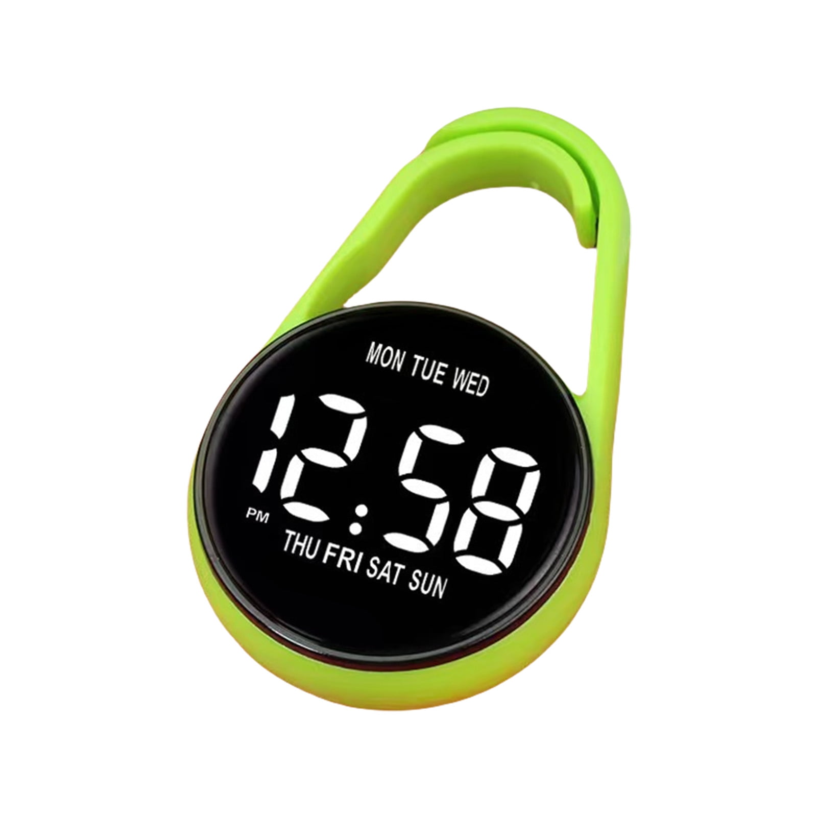 Compactly Waterproof Electronic Clock with Hook Features Touch screens ...