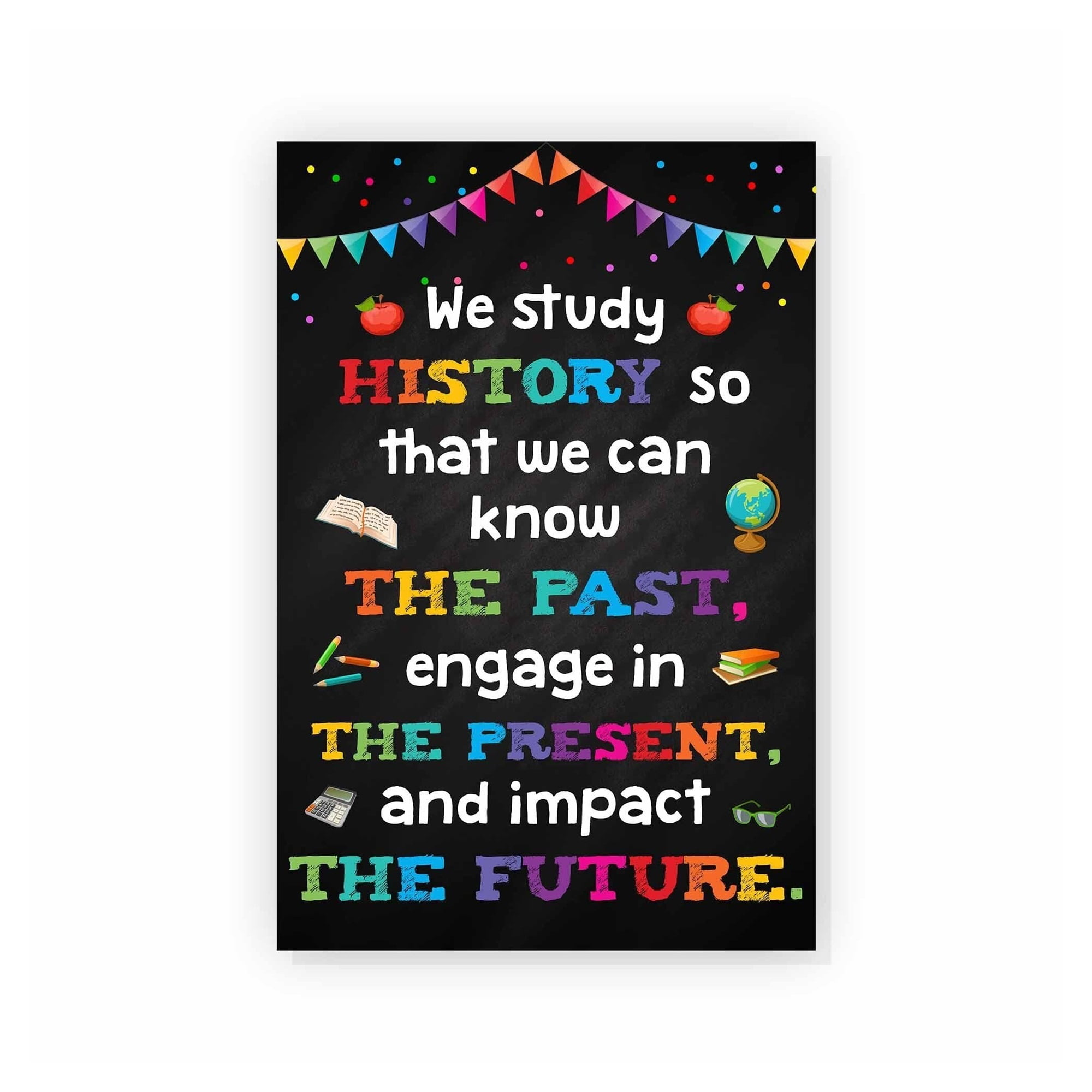 We Study History Posters History Classroom Poster Quotes Motivation ...