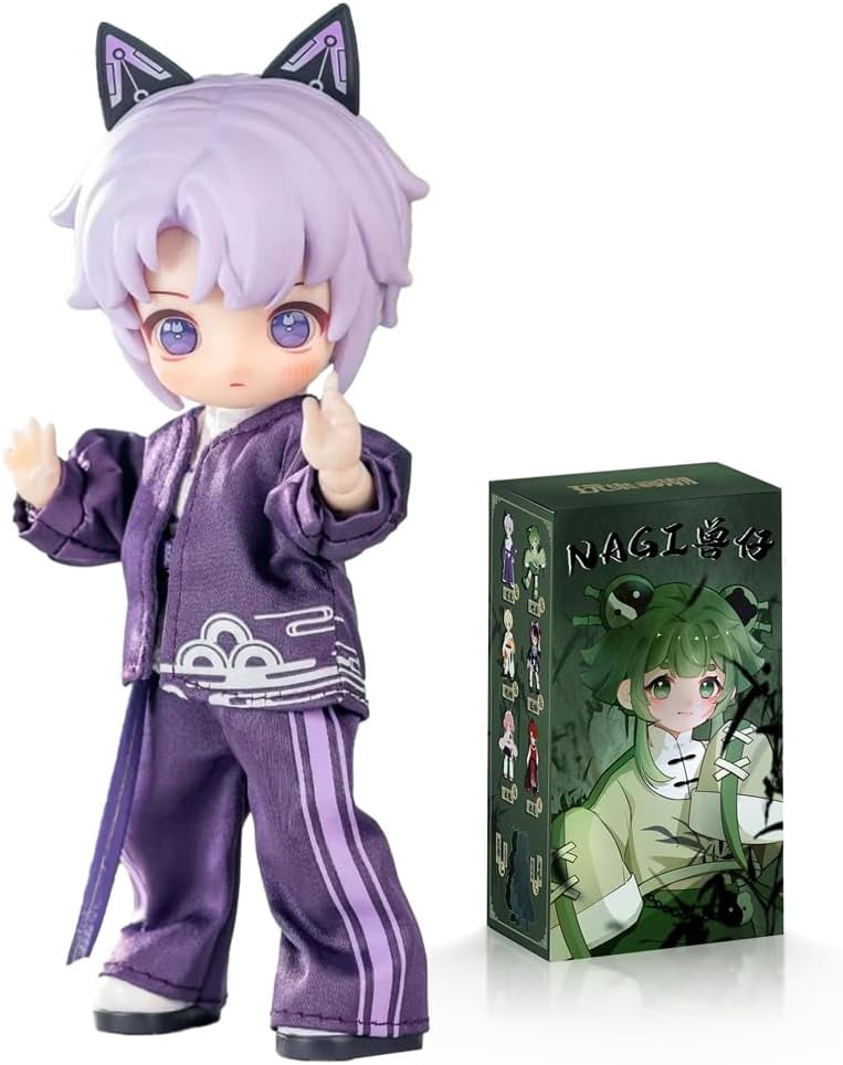 Study Tour Series Blind Box, 1/12 BJD Doll OB11 Size Action Figures ...