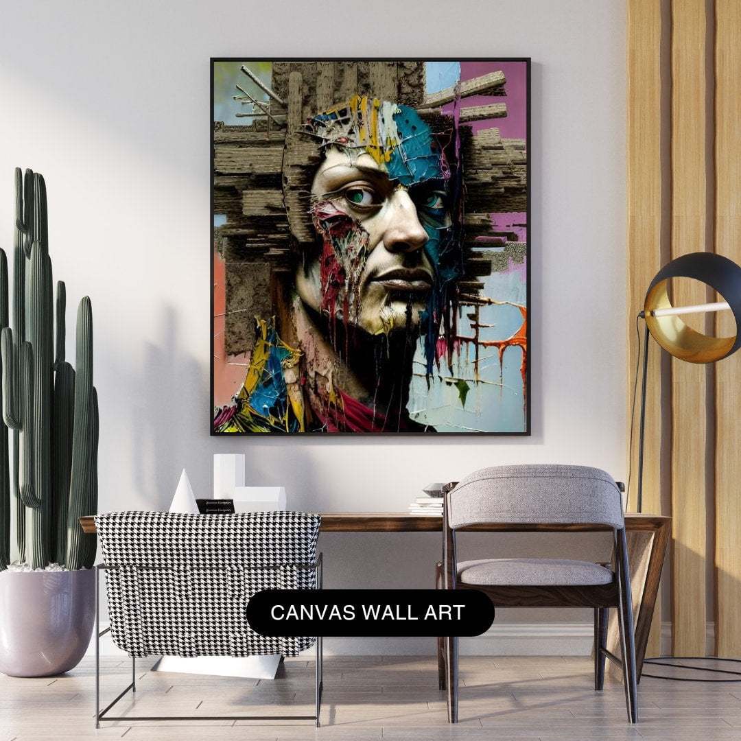 Study of Internal Turmoil- Canvas Wall Art - Walmart.com