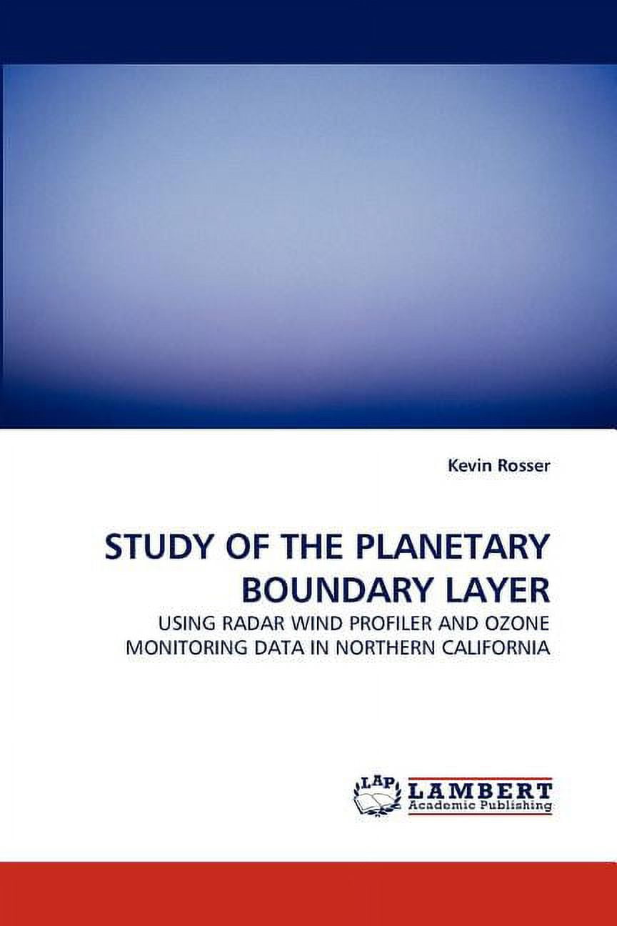 Study of the Planetary Boundary Layer (Paperback) - Walmart.com