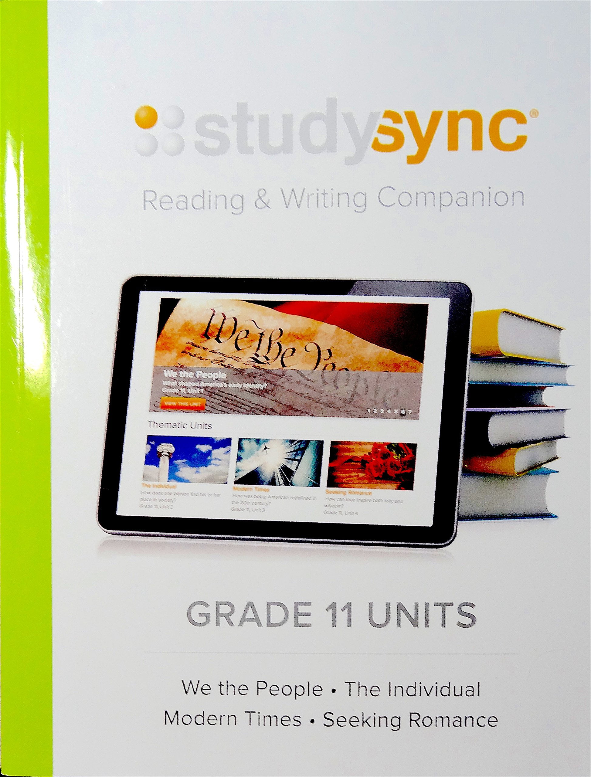 StudySync Grade 11, Reading and Writing Companion Units 1-4 - Walmart.com