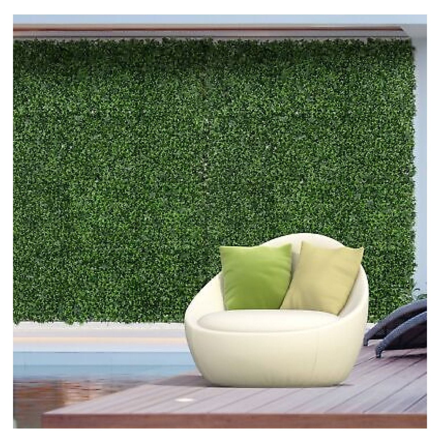 ‎Studyli 12PCS 20" x 20" Artificial Boxwood Wall Panel Sweet Potato ...
