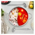 ‎Studyli 304 Stainless Steel Shabu Shabu Pot Dual Sided Divider Hot Pot ...