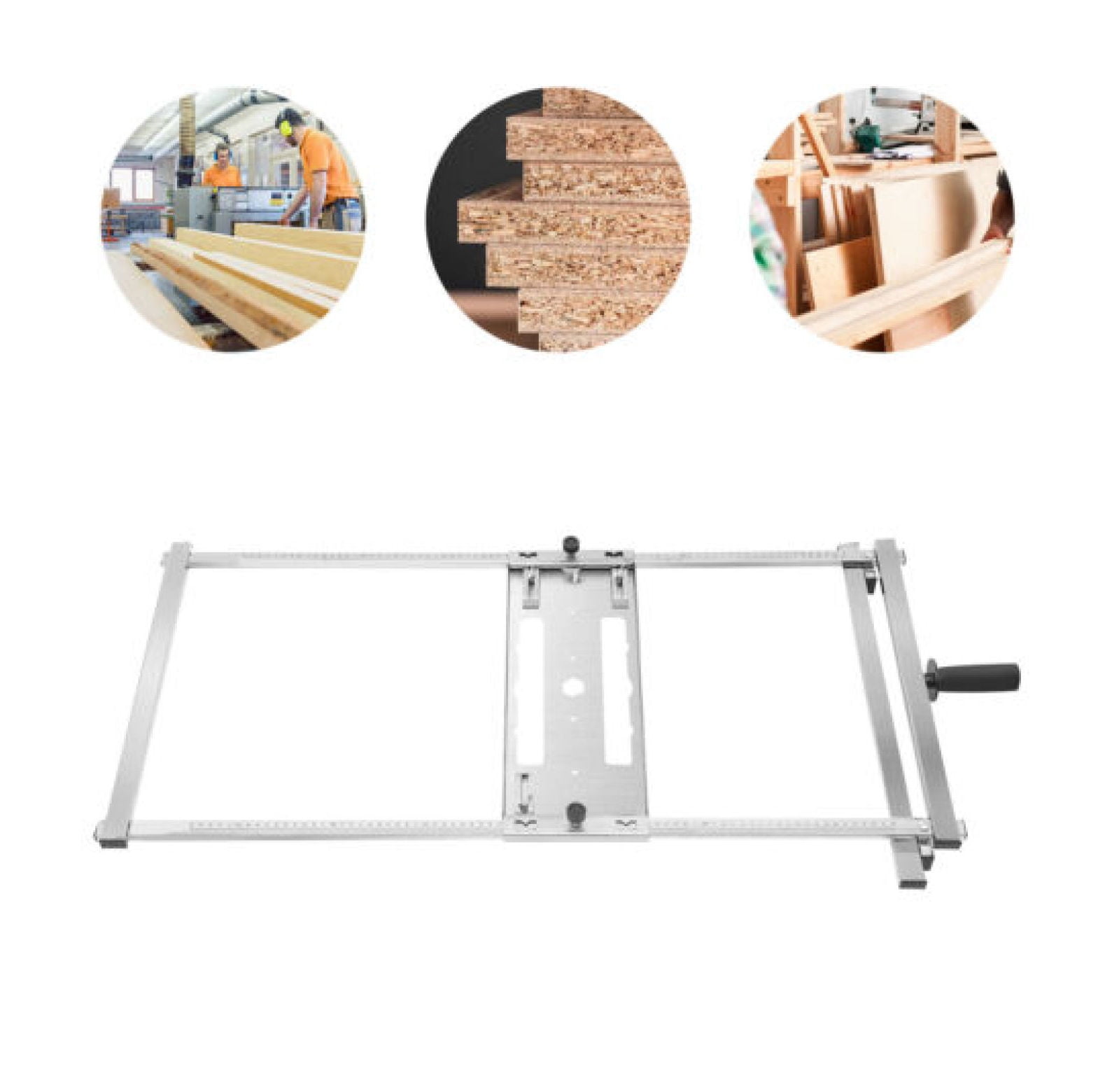 ‎Studyli 7" inch Circular Saw Accurate Rip-Cut Track Rail Edge Cutting ...