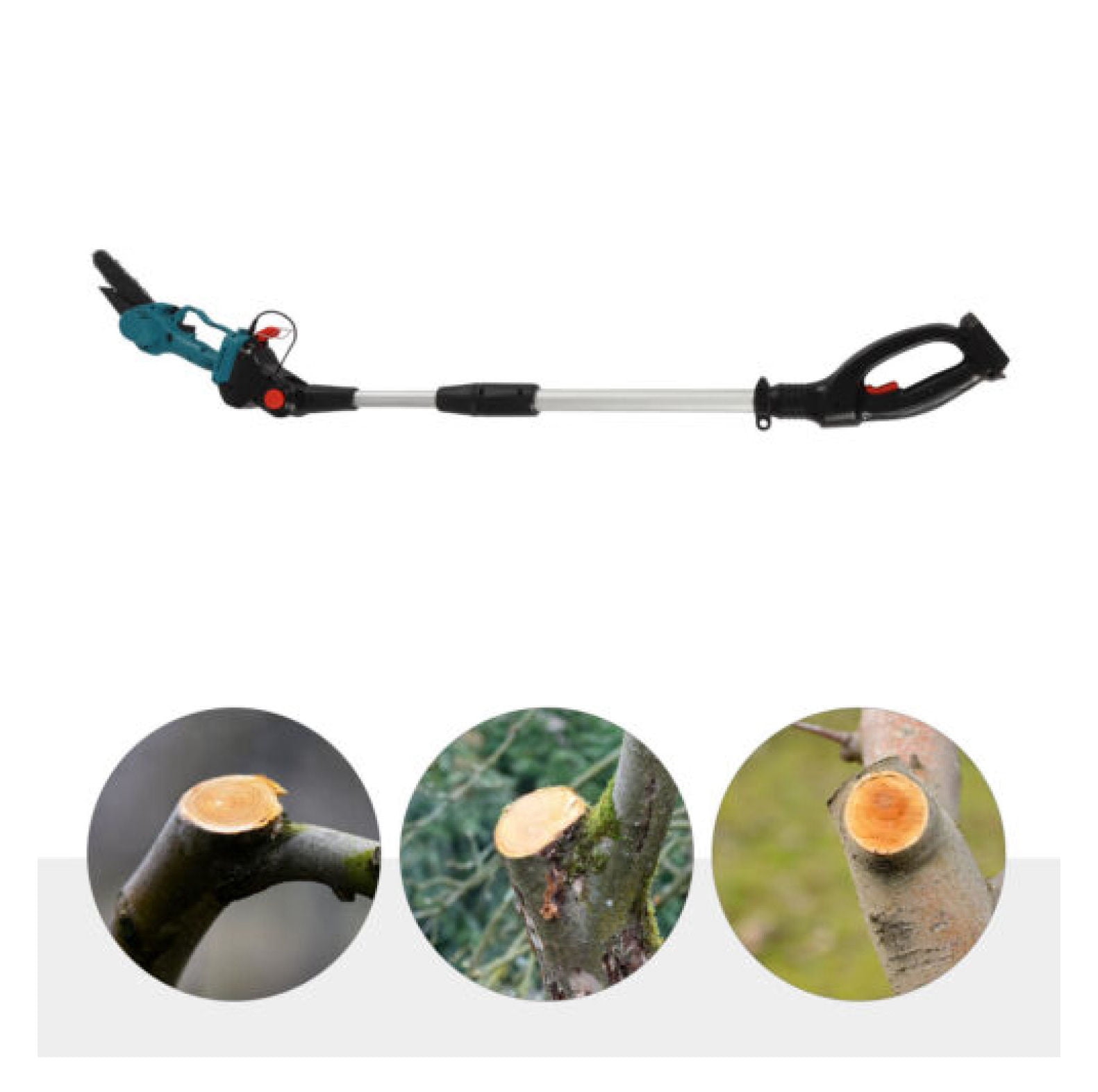 ‎Studyli Cordless Chainsaw Pole Tool Tree Pruner Telescopic For 18V (w ...