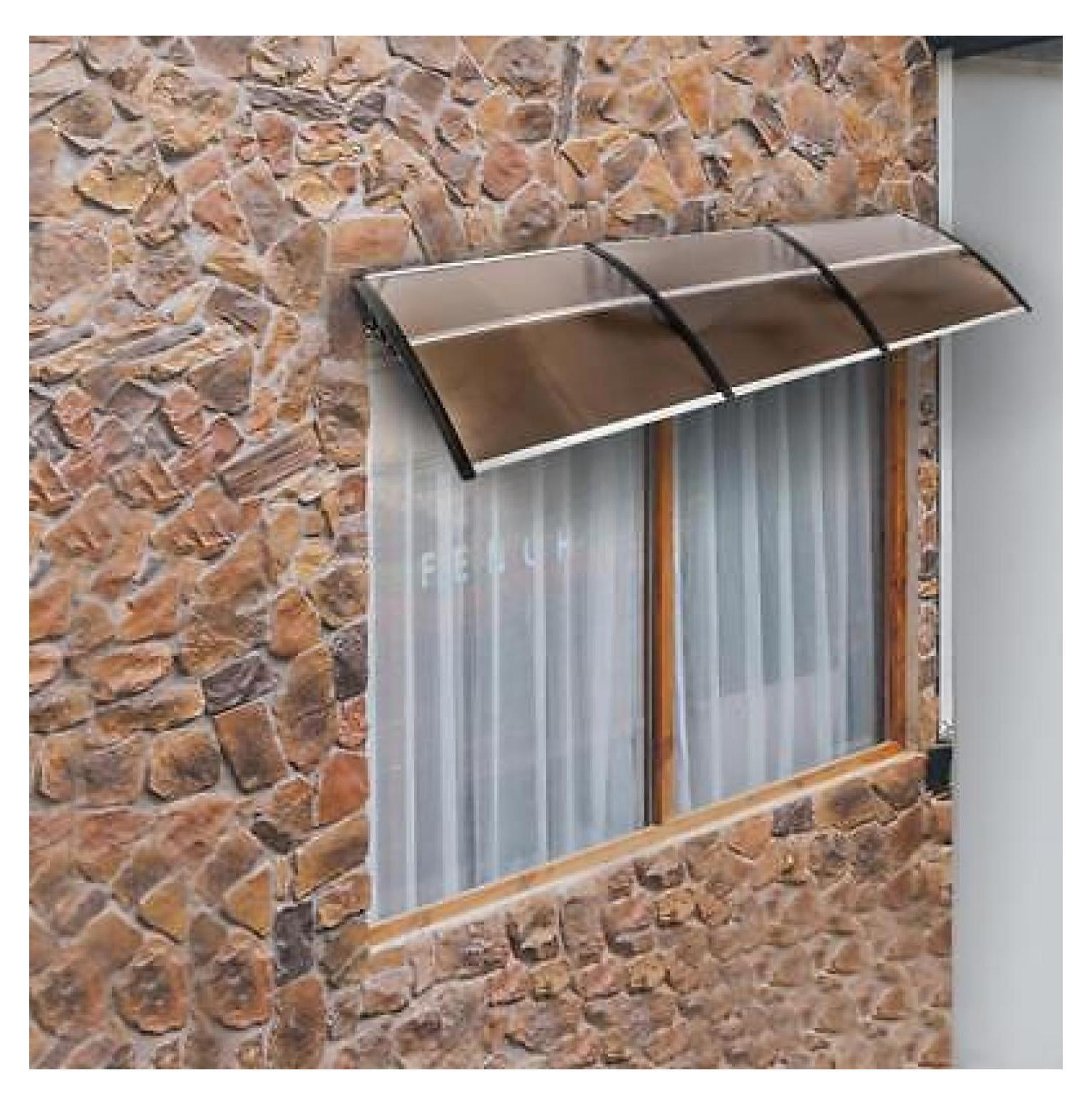 ‎Studyli DIY 40"x120" Awning Windows Doors Canop Outdoor Polycarbonate Garden Patio Cover ...