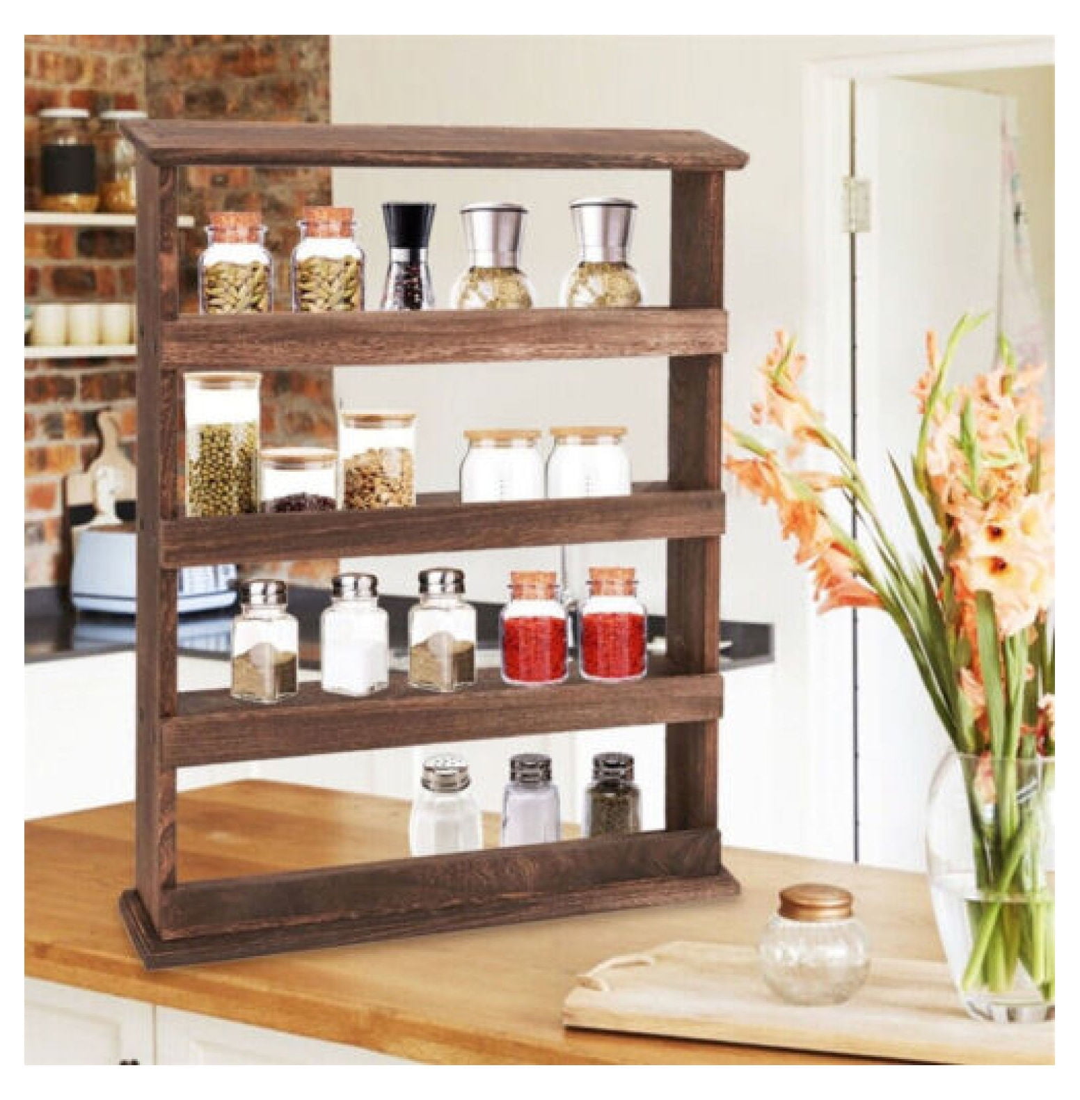 ‎Studyli Heavy Duty Spice Rack Organizer Wall Mounted Space Saver For ...
