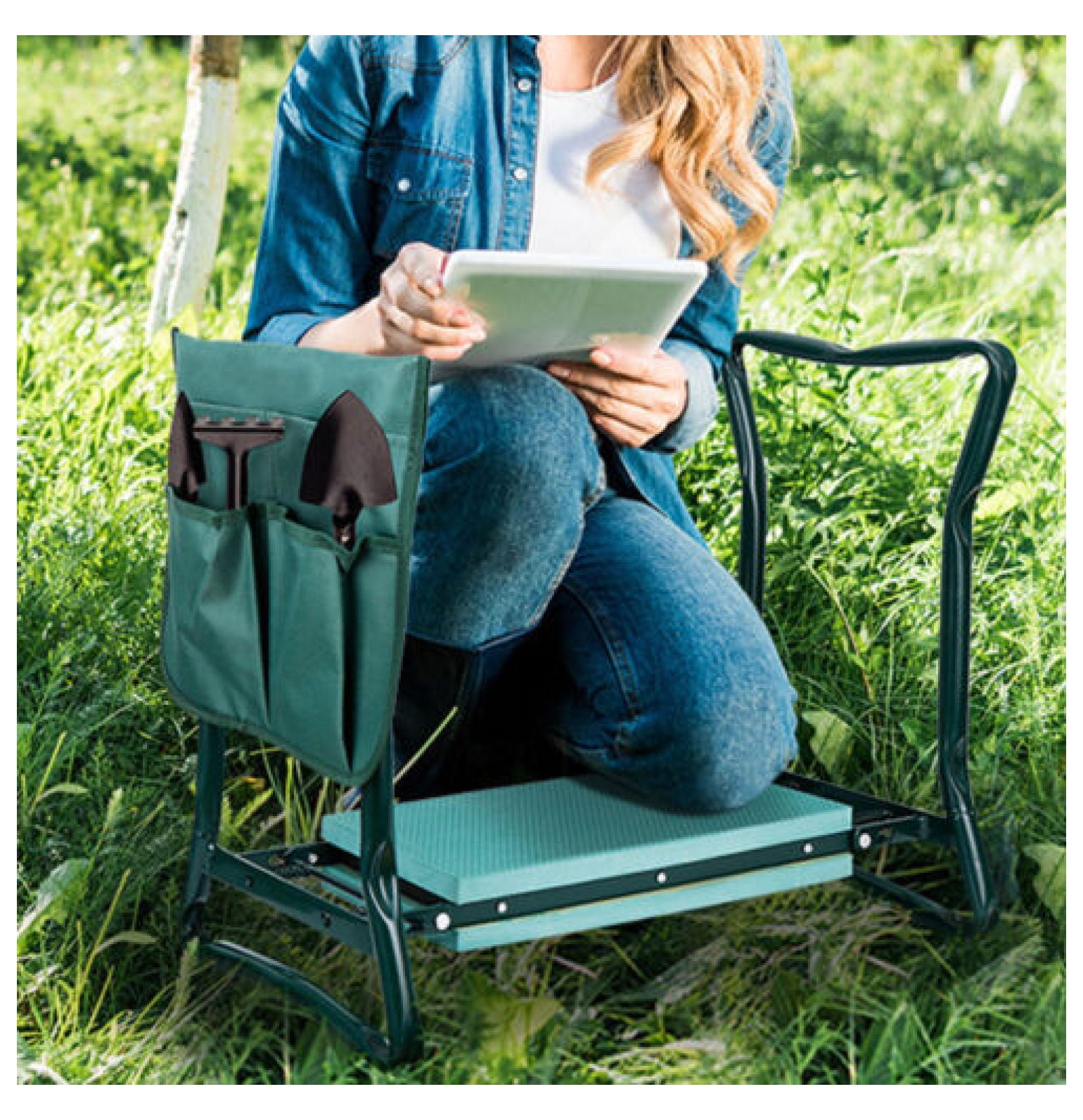 ‎Studyli Heavy Duty Upgraded Garden Kneeler Thicken Seat Padded ...