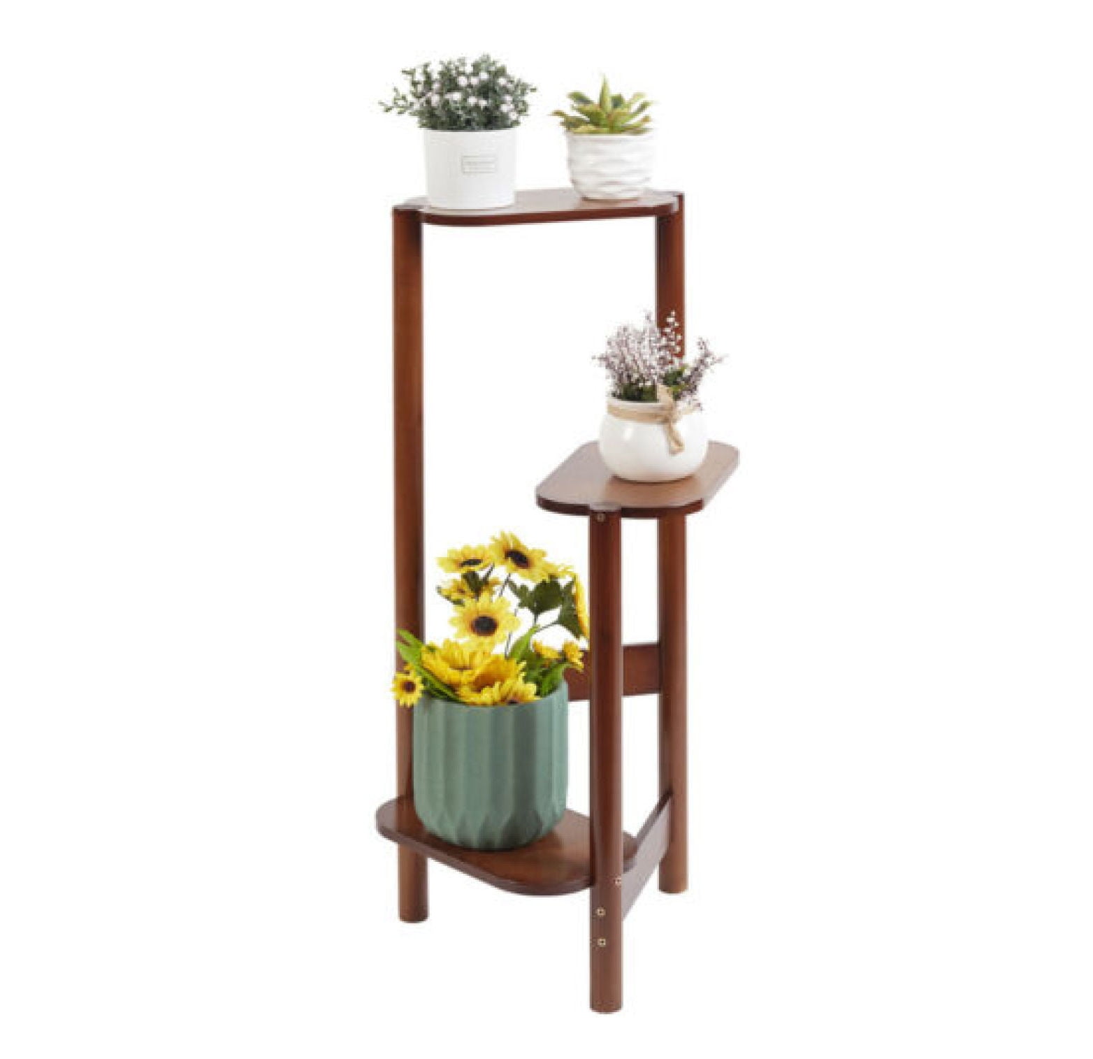 ‎Studyli Large 3 Tier Plant Stand Century Bamboo Flower Rack Tall Three ...