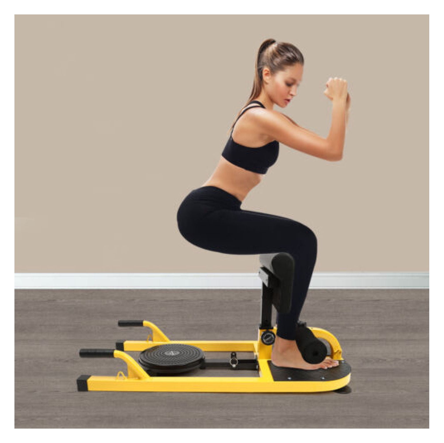 ‎Studyli Many-in-1 Sissy Squat Machine & Belt Squats Machine Deep Squat ...