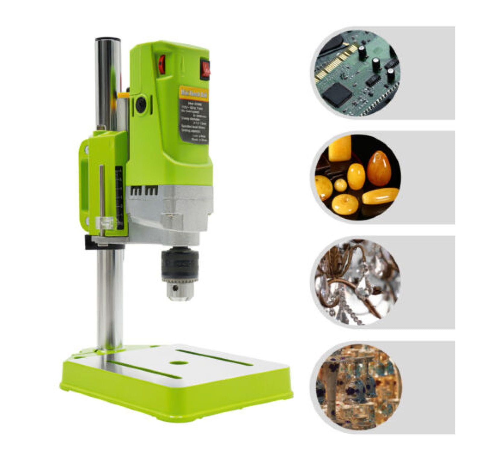 ‎Studyli Mini Bench Drill Stand Electric Bench Drilling Machine Drill ...