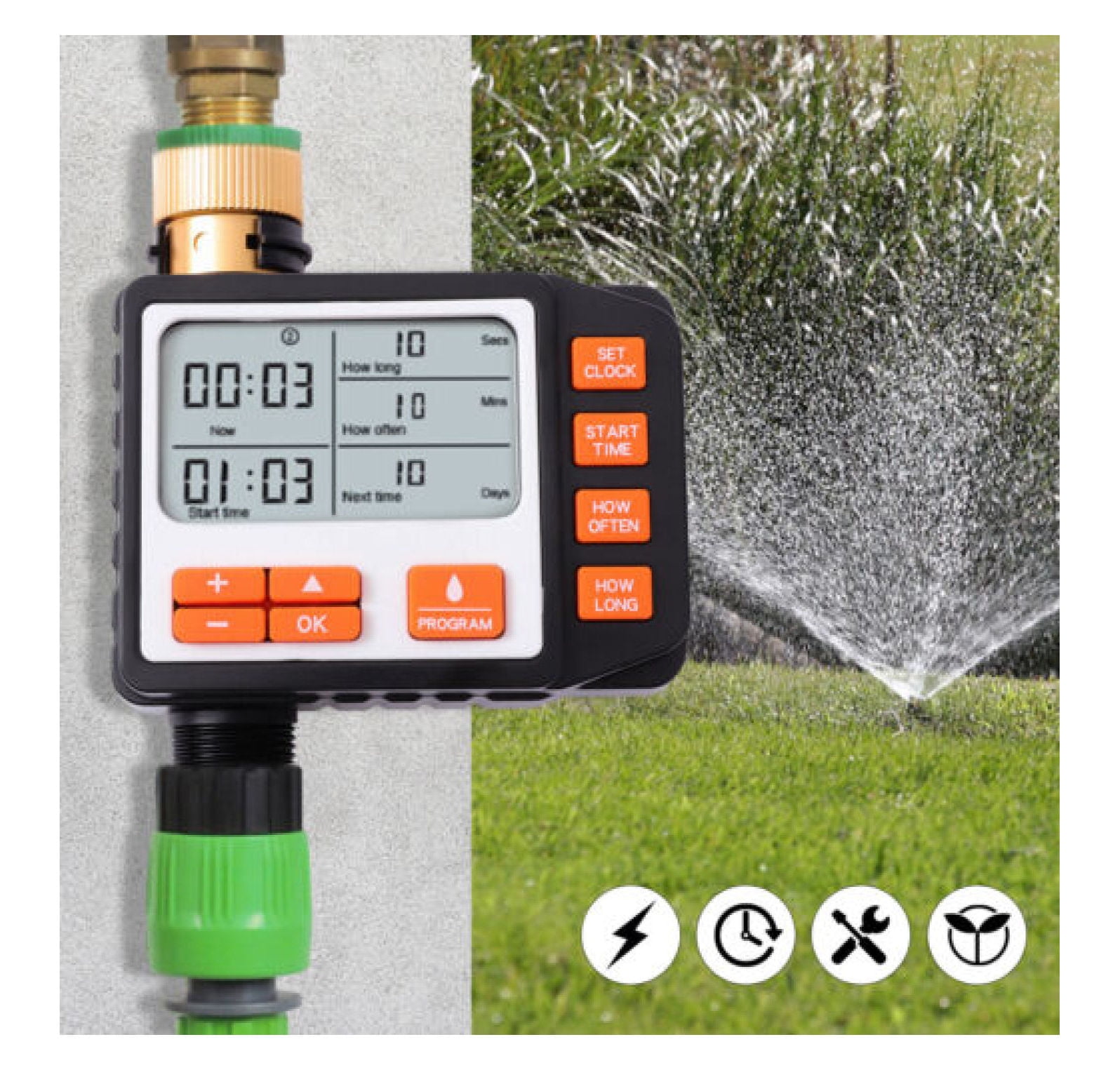 ‎Studyli ?Programmable Digital Water Timer Outdoor Automatic Garden ...