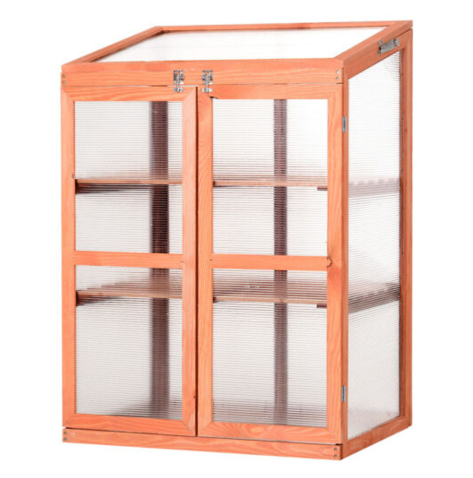 ‎Studyli Wooden Cold Frame Greenhouse Planter Box Flowers Vegetable ...