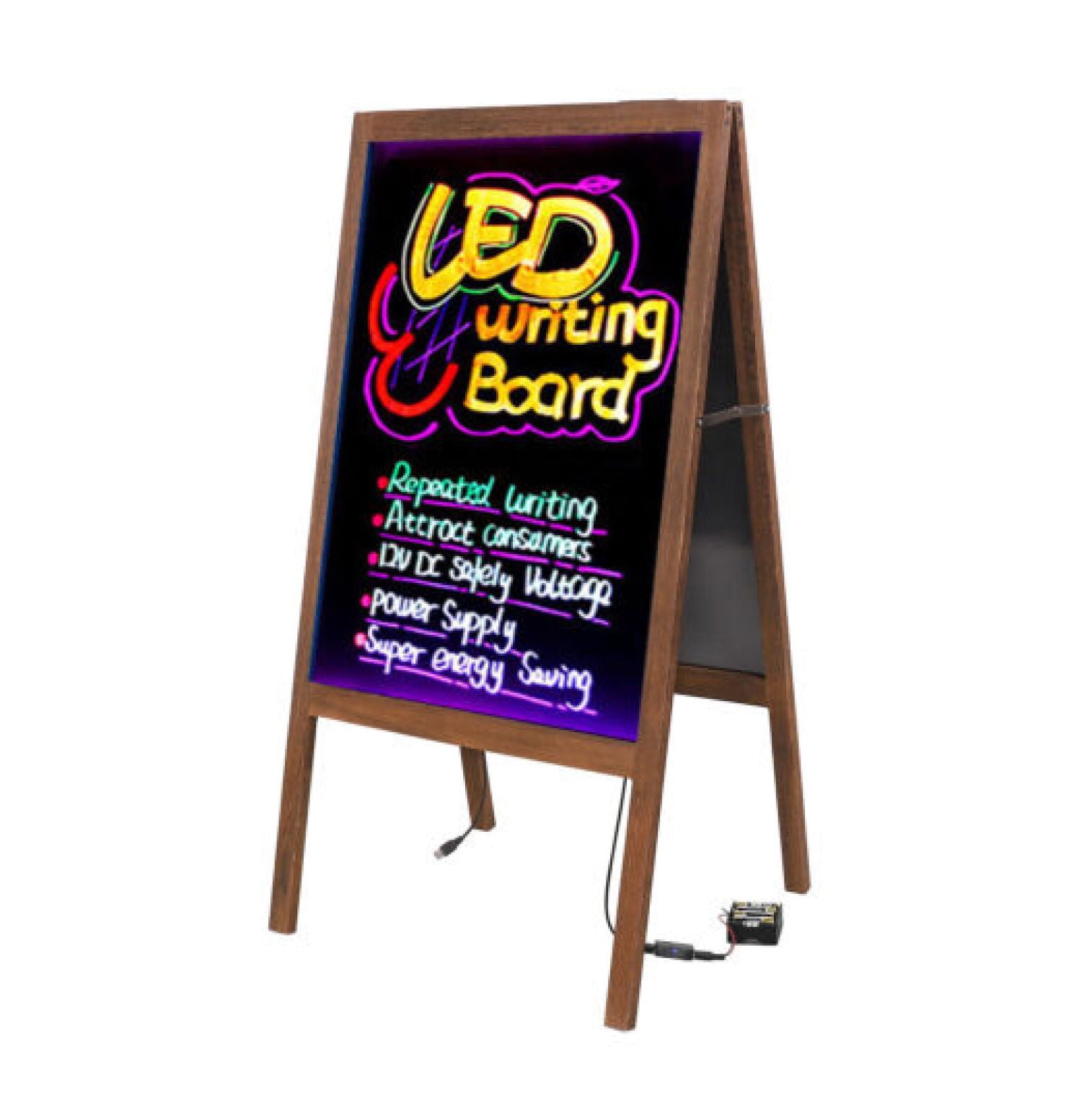 ‎StudyliWood A Frame Illuminated Erasable Neon LED Message Writing ...