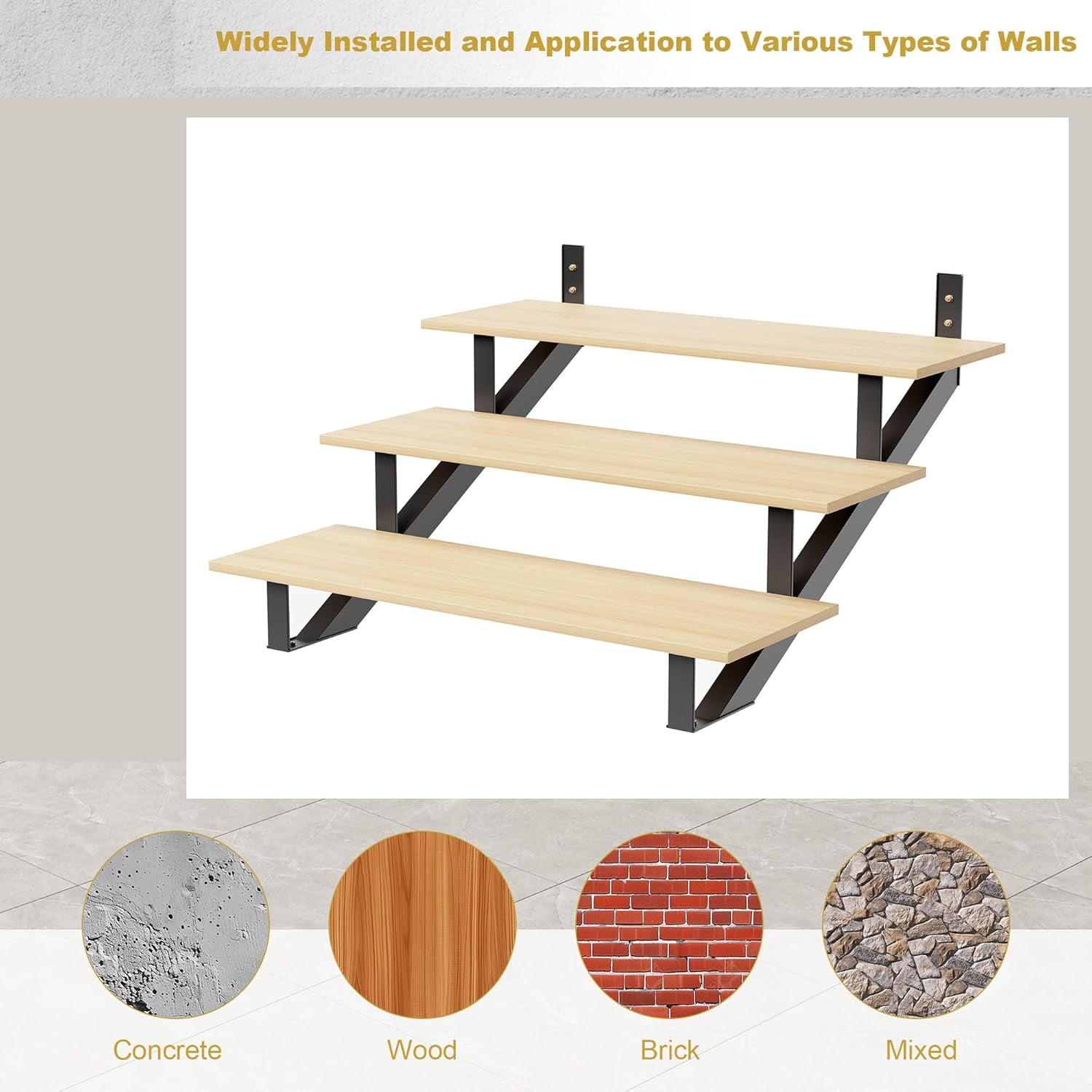 Studyset 2 Pack Steel Stair Riser,1 Step Stair Stringer for Deck Height ...