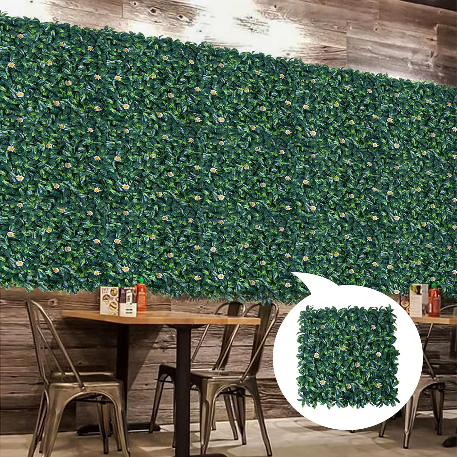 Studyset 20''x20'' Artificial Grass Wall Panels For Indoor And Outdoor ...