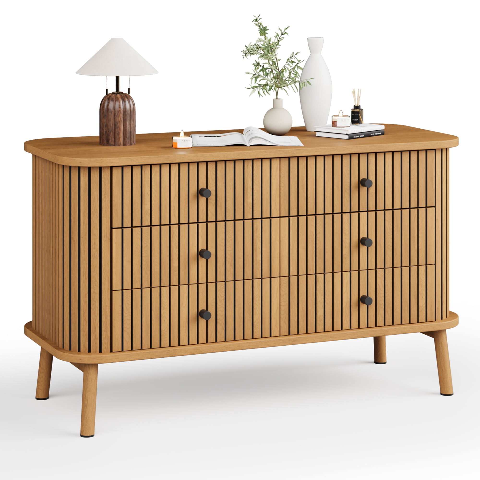 Studyset 47 Inch Small Six Drawer Dresser, Storage Drawer Organizer ...