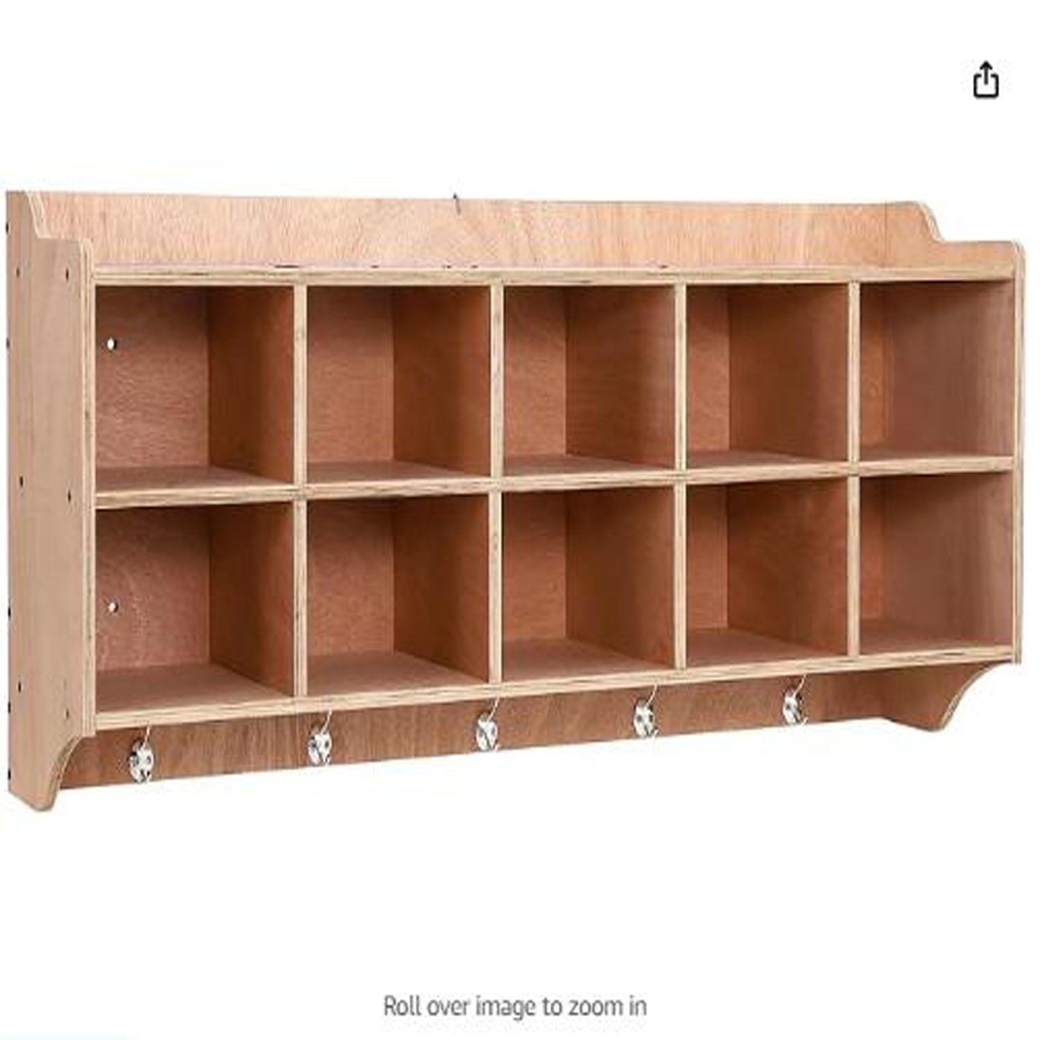 Studyset 5-Section Classroom Coat Locker, 15 Cubbies for Classrooms ...