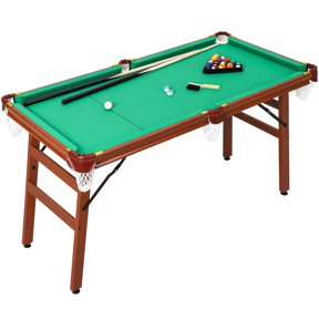 Hathaway Fairmont Portable 6 ft. Pool Billiard Table with red felt ...