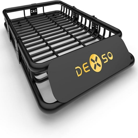 64 in x 39 in Universal Roof Rack Basket, 200 LBS Capacity Luggage Rack ...