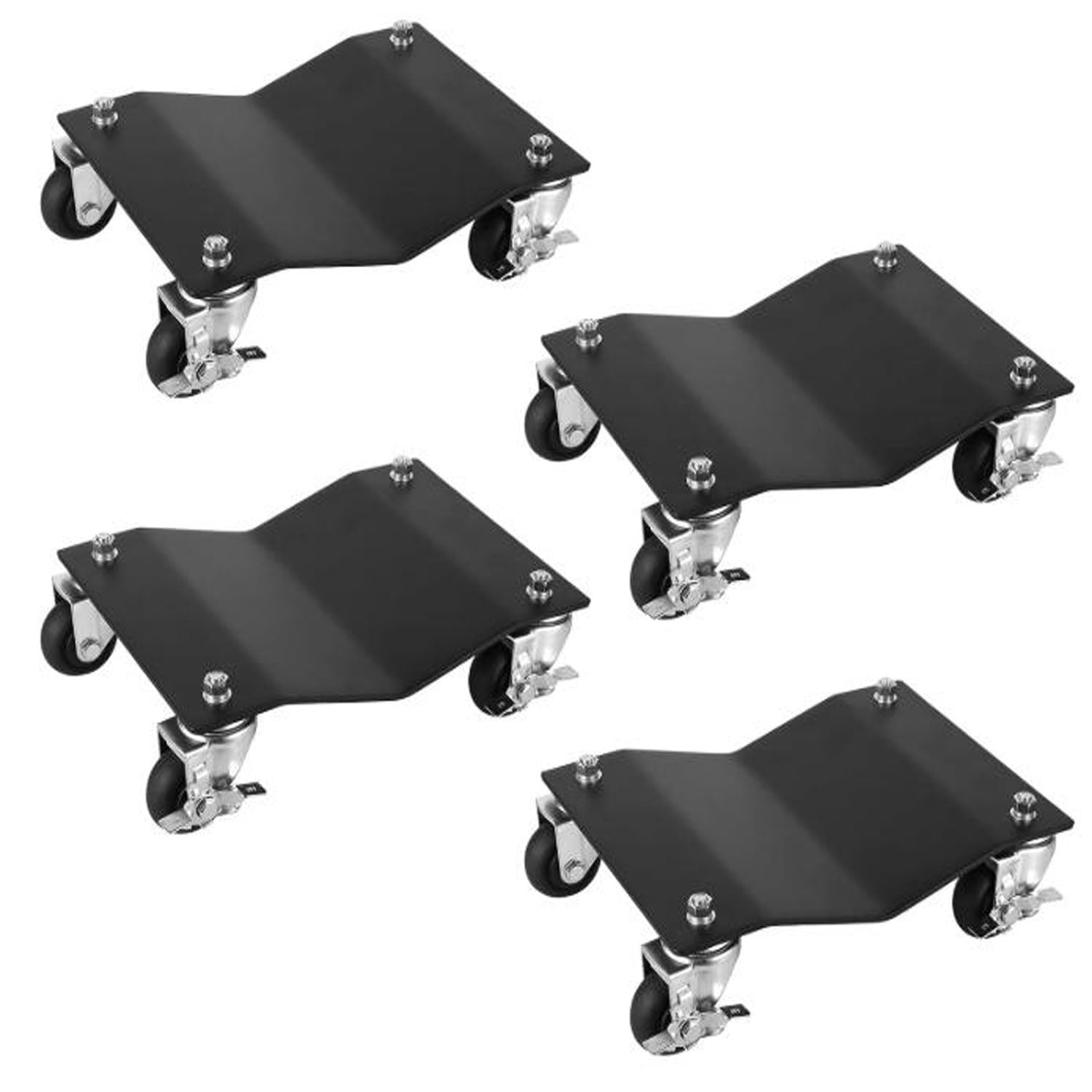 Studyset Car Dolly Set of 4, Heavy Duty Wheel Dollies, 10,000 Lbs Total ...