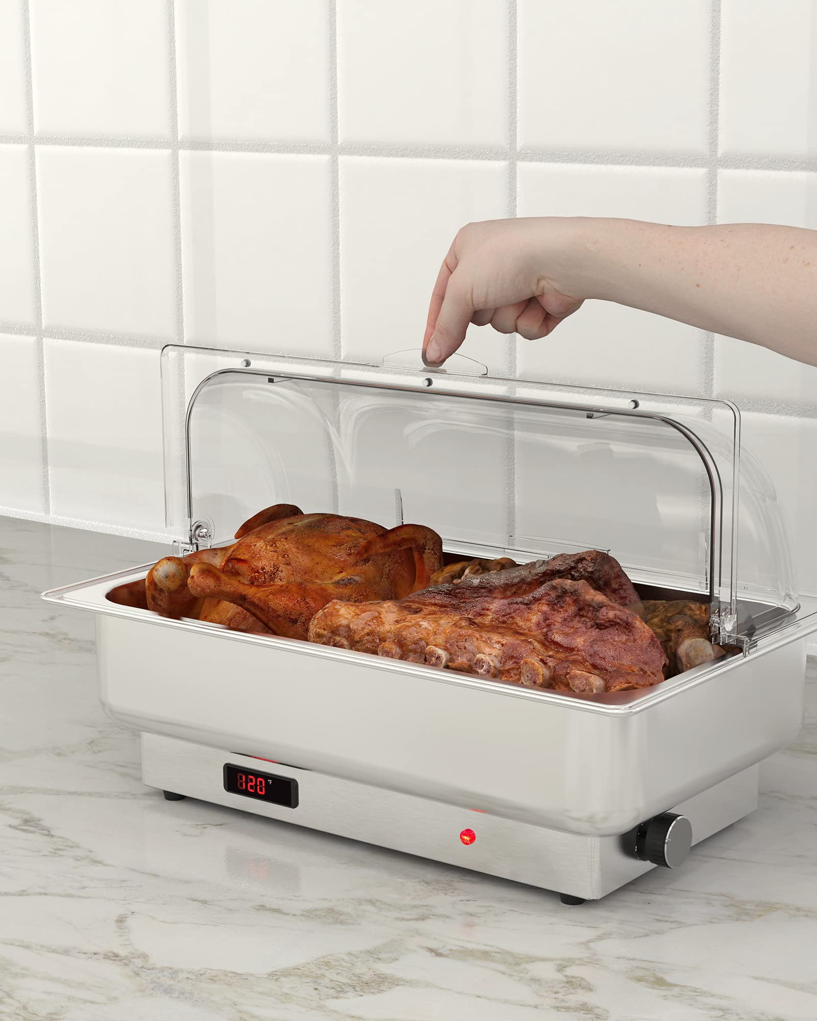 Studyset Electric Chafing Dish, 9QT Full Size Electric Chafing Dish ...