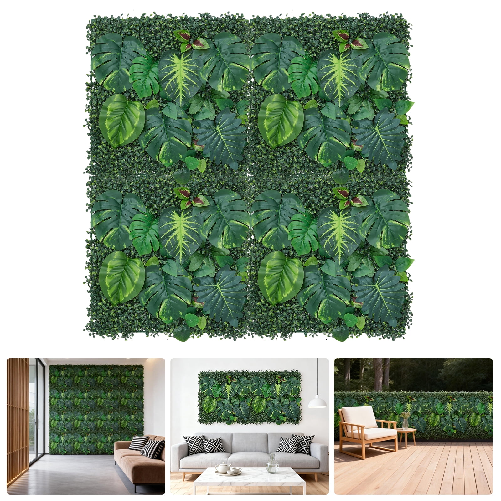 Studyset Realistic Multi-Layer Artificial Green Wall Panel, Vertical ...