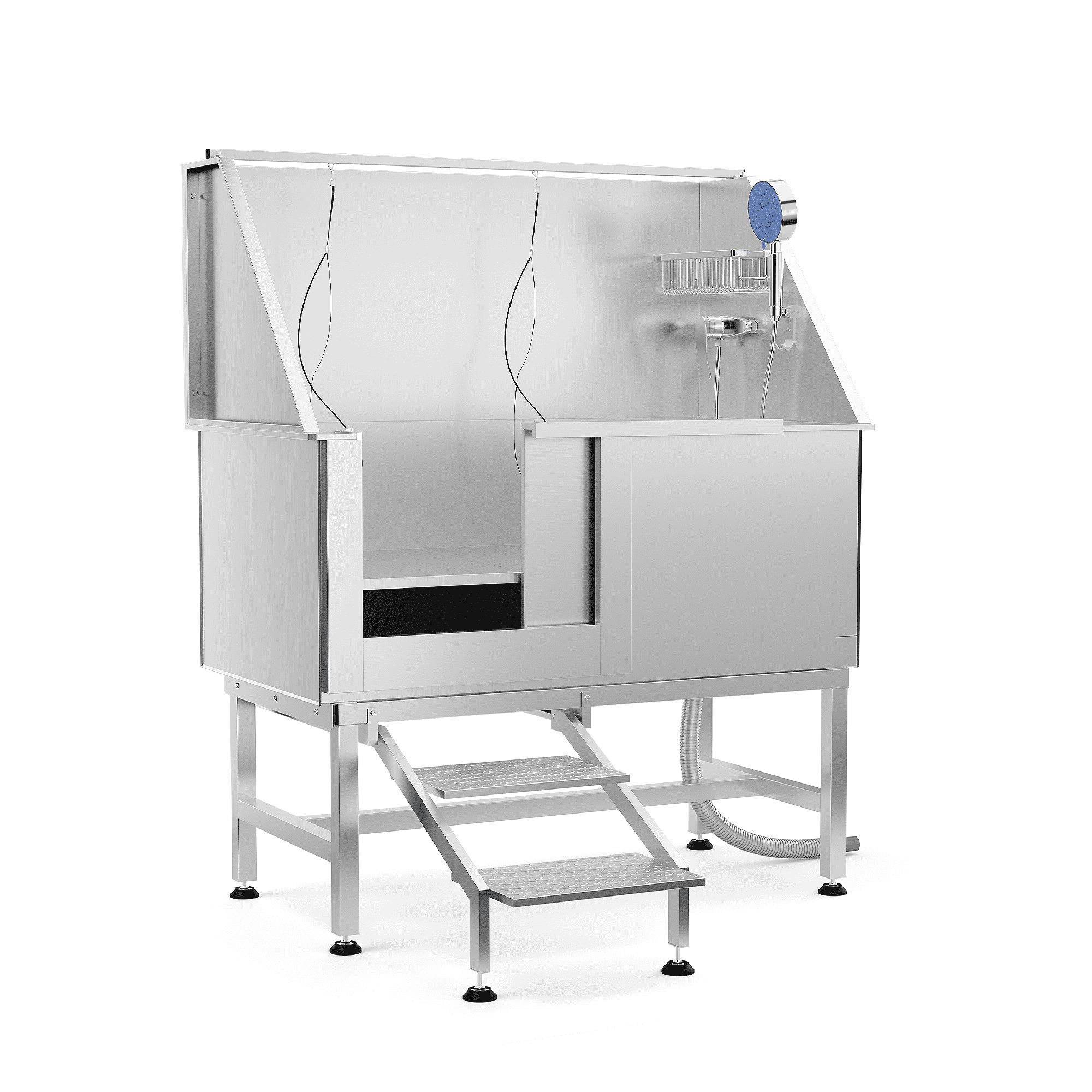Studyset Stainless Steel Dog Washing Station, Stainless Steel Pet Wash ...