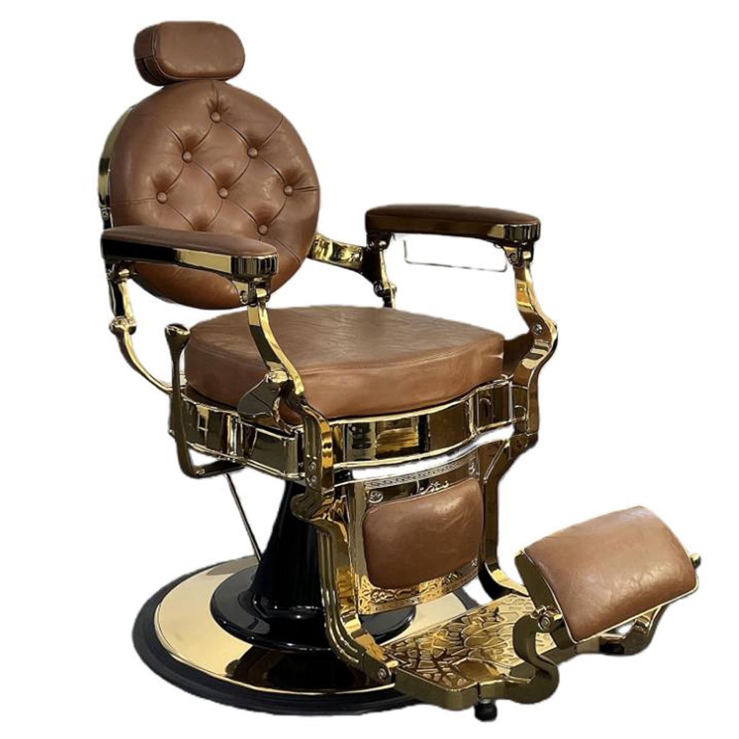 Studyset Vintage Recline Barber Chair, Multi-Function Shampoo Chair ...