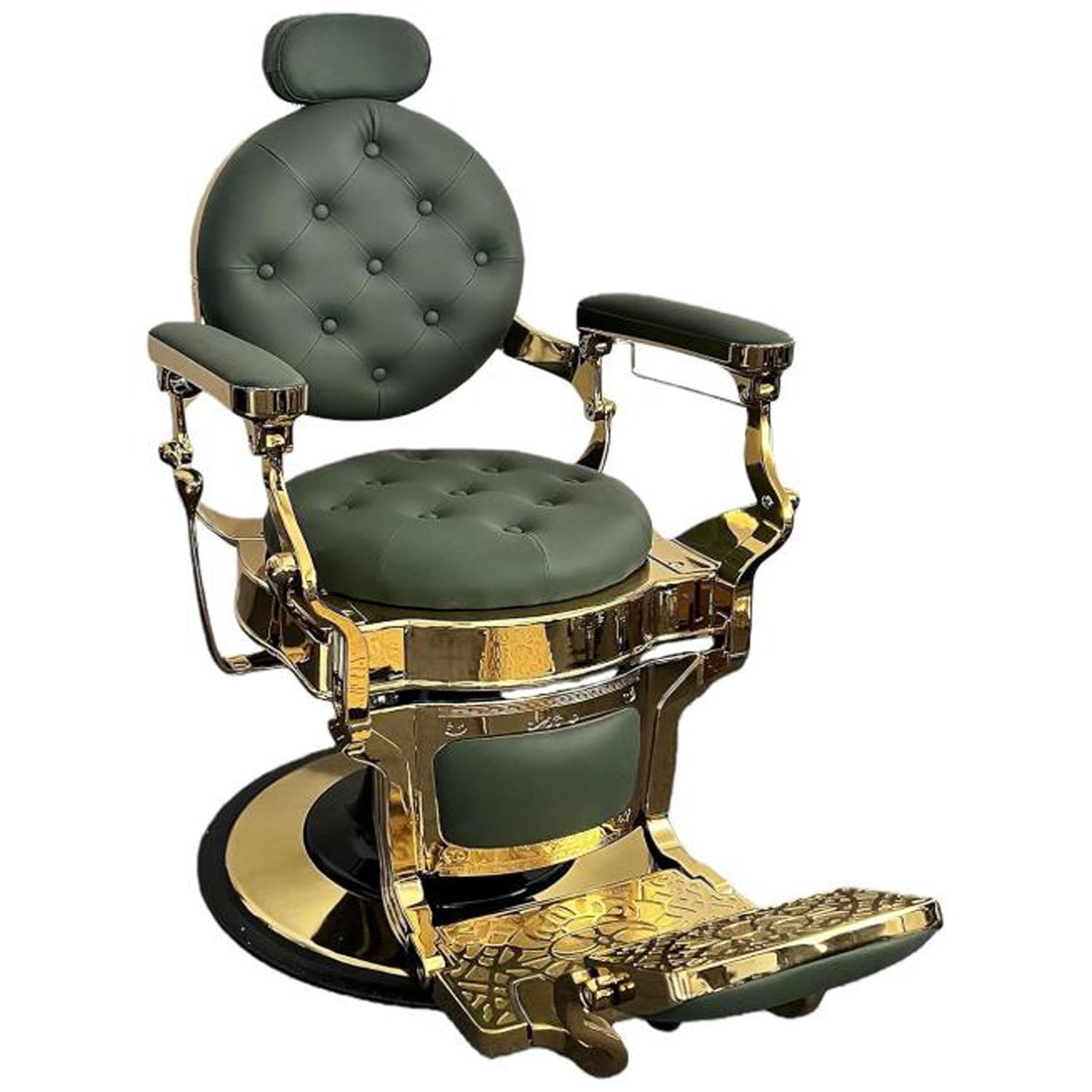 Studyset Vintage Recline Barber Chair, Multi-Function Shampoo Chair ...