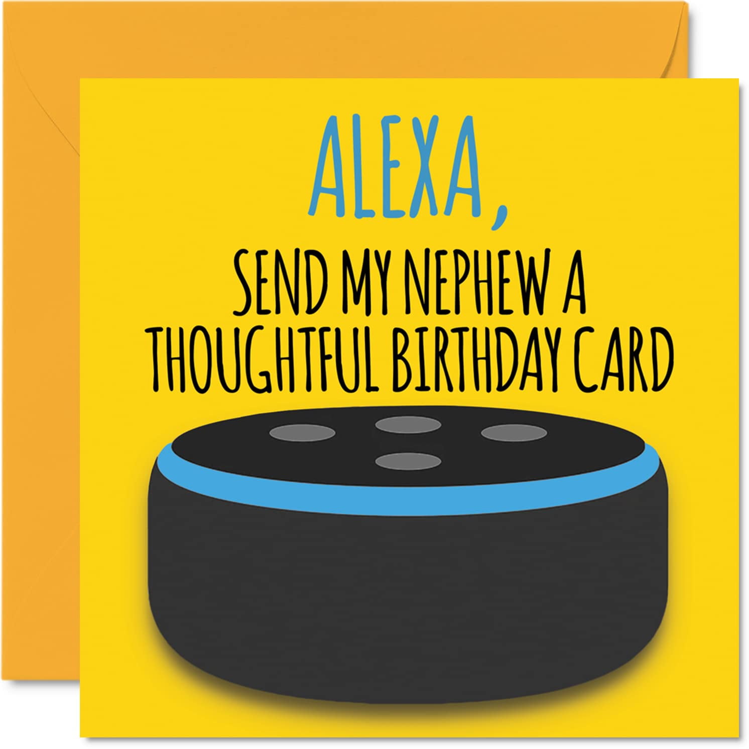 Stuff4 Funny Happy Birthday Cards for SMRNephew - Alexa - Joke Happy ...