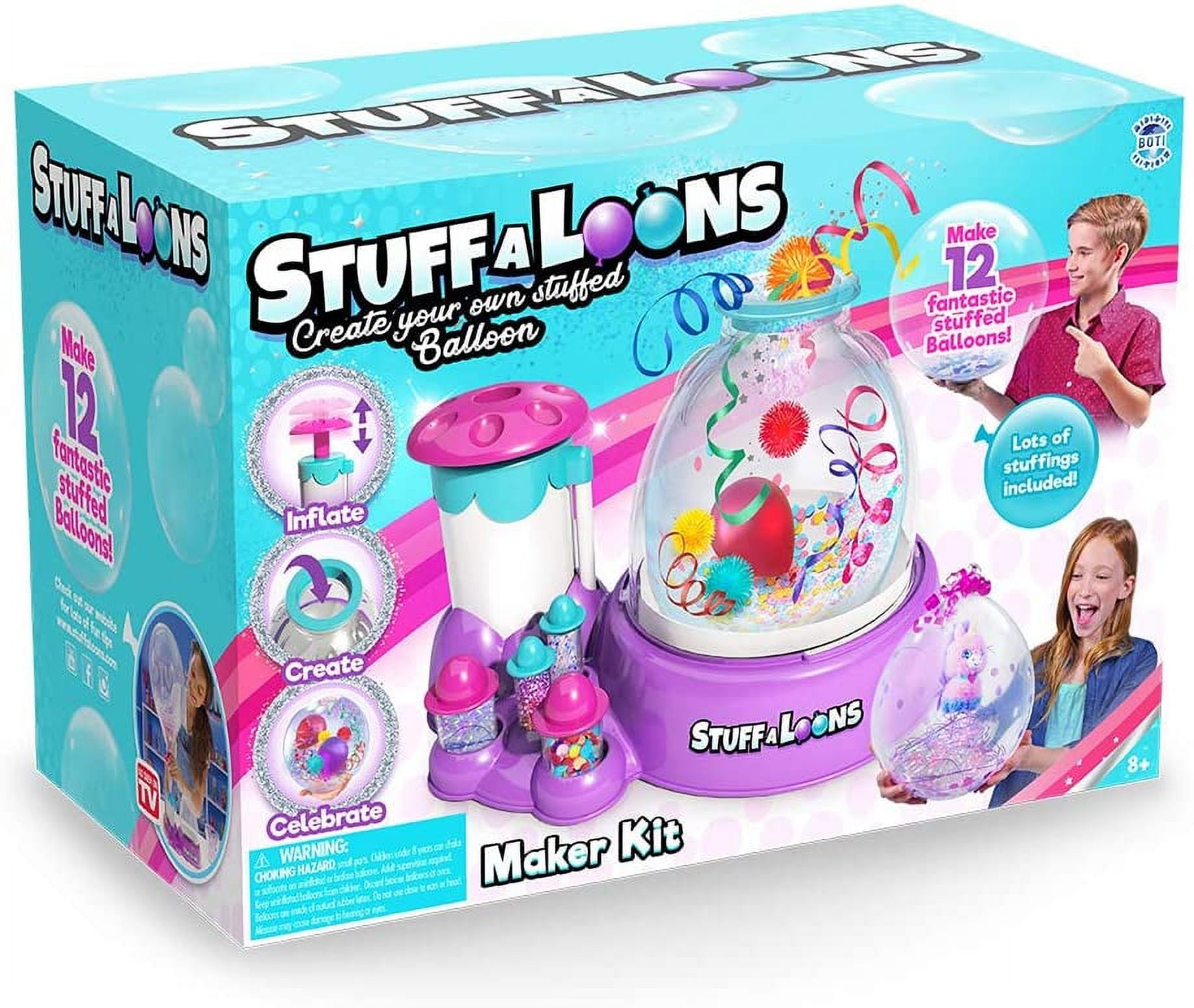 Stuffaloons - Deluxe Stuffed Balloon Maker Kit - Includes 12 Balloons ...