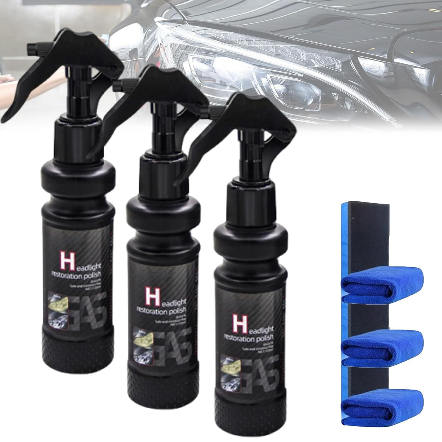 Stuffdatas Car Headlight Repair Fluid, Automotive Ceramic Headlight ...