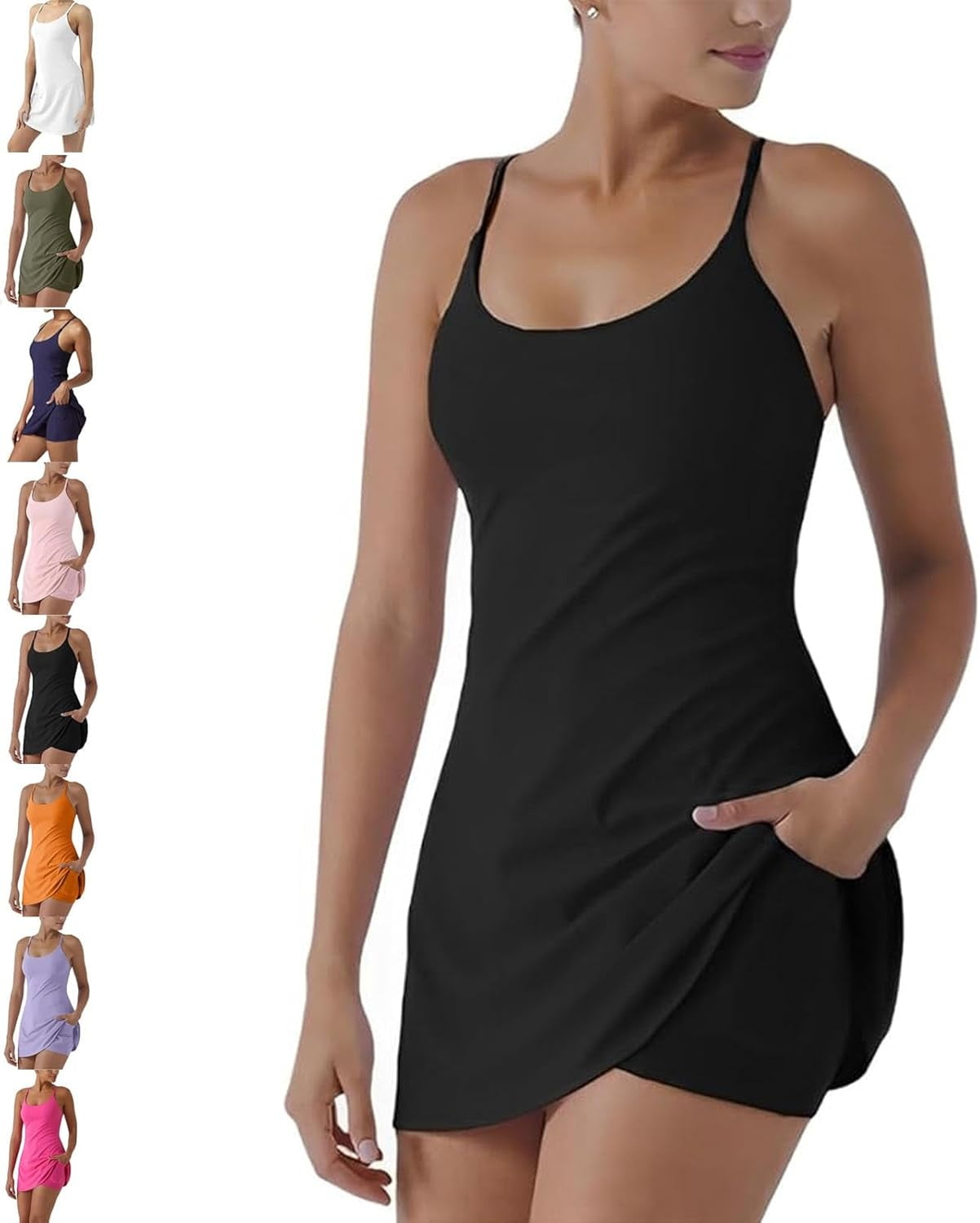 Stuffdatas The Ultimate Tummy Control Backless Active Dress -Made for ...