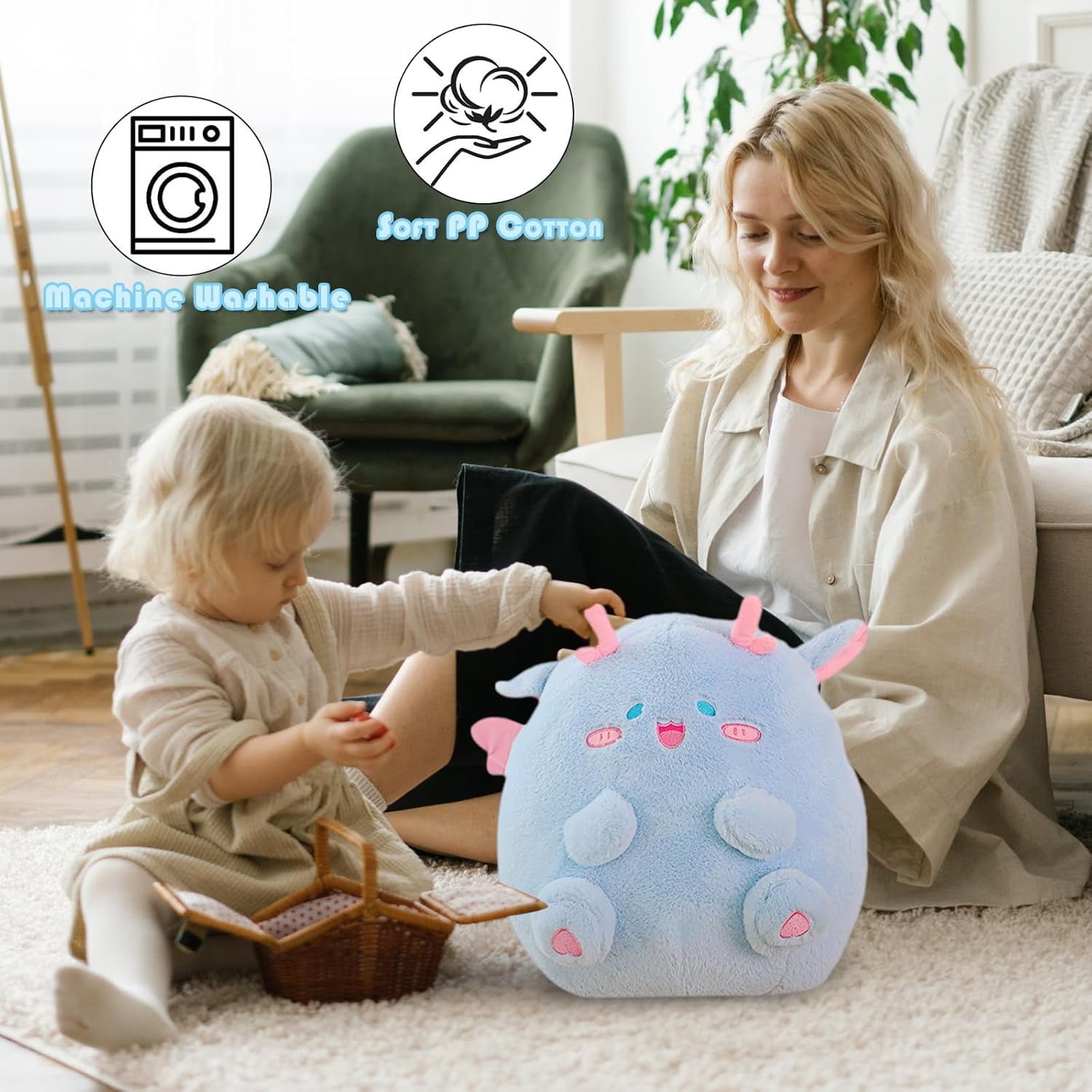 Stuffed Animal, Cute Sensory Fidget Stuffed Animals, 30cm Chubby and ...