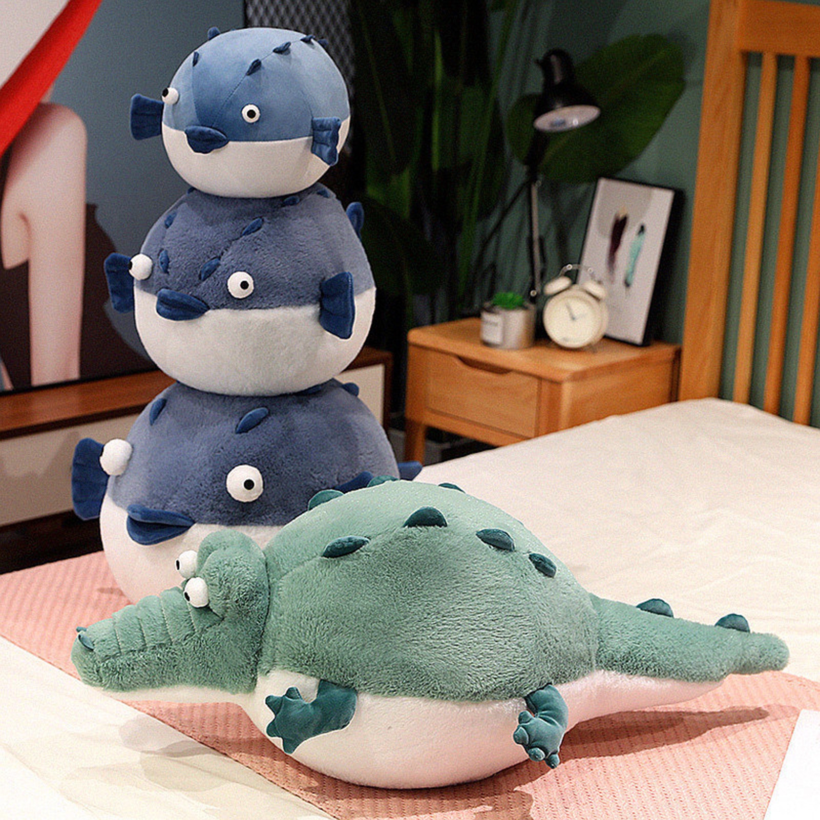 Stuffed Animal Doll Fat Body Cartoon Doll Plushie Appease Sleeping ...