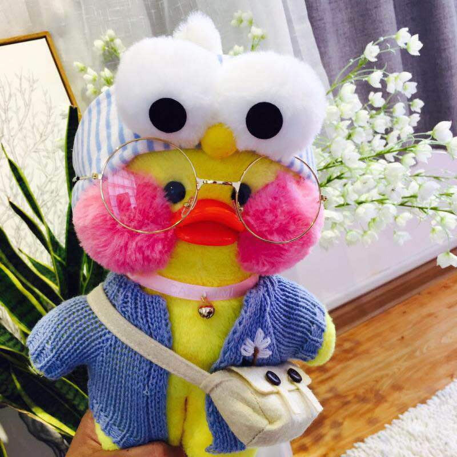 Cute Stuffed Animal Duck Plush Toy with Clothes Accessories,Kawaii ...