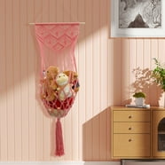 Stuffed Animal Hammock Wall Hanging Net W/String Light for Stuffed ...