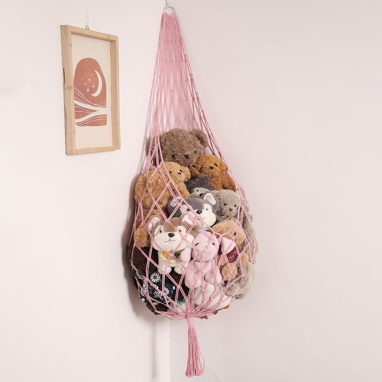 Stuffed Animal Hammock Corner Hanging Net for Stuff Animal Storage ...