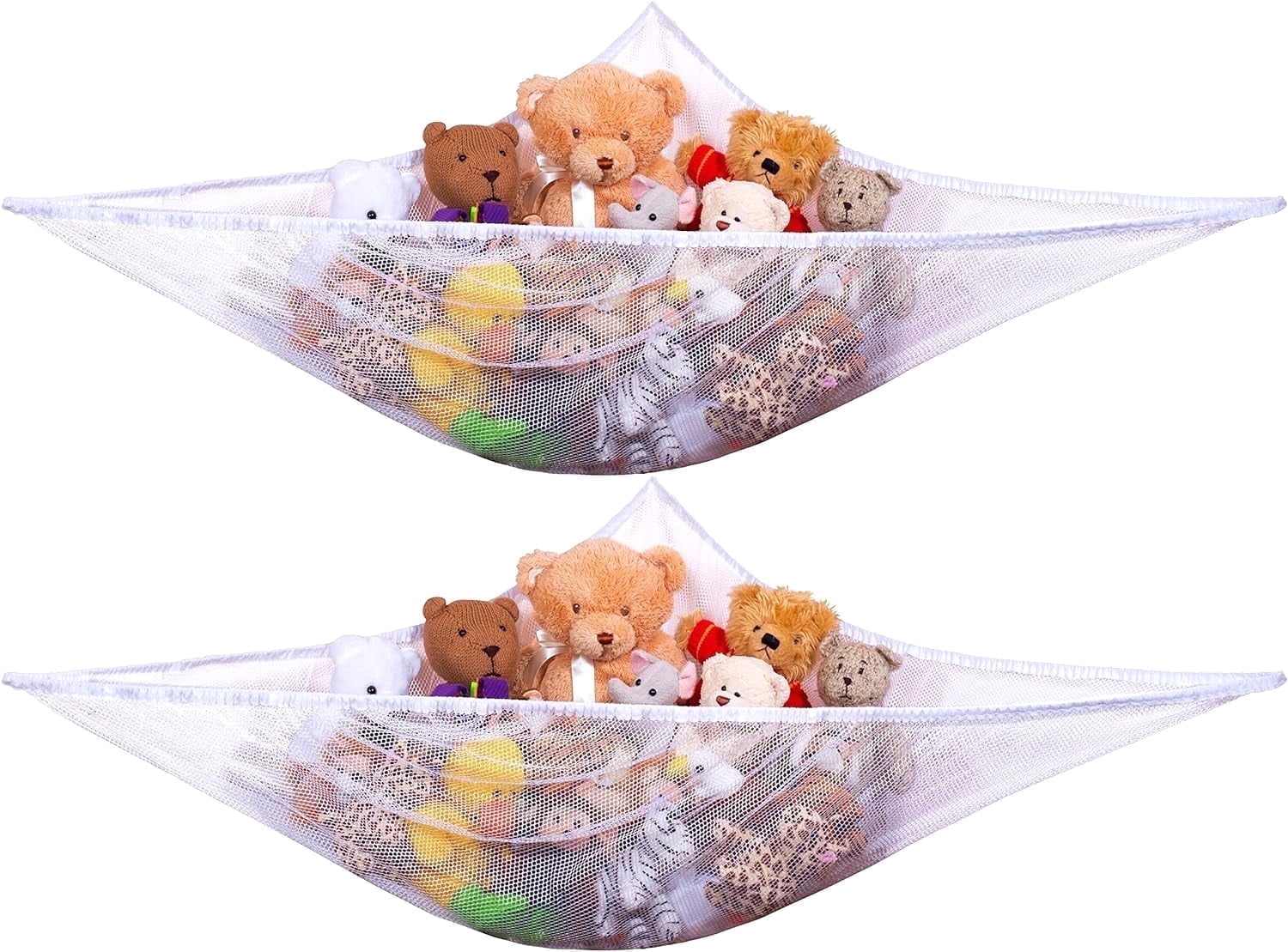 Stuffed Animal Net or Hammock, Mesh Hanging Stuffed Animal Storage Net ...